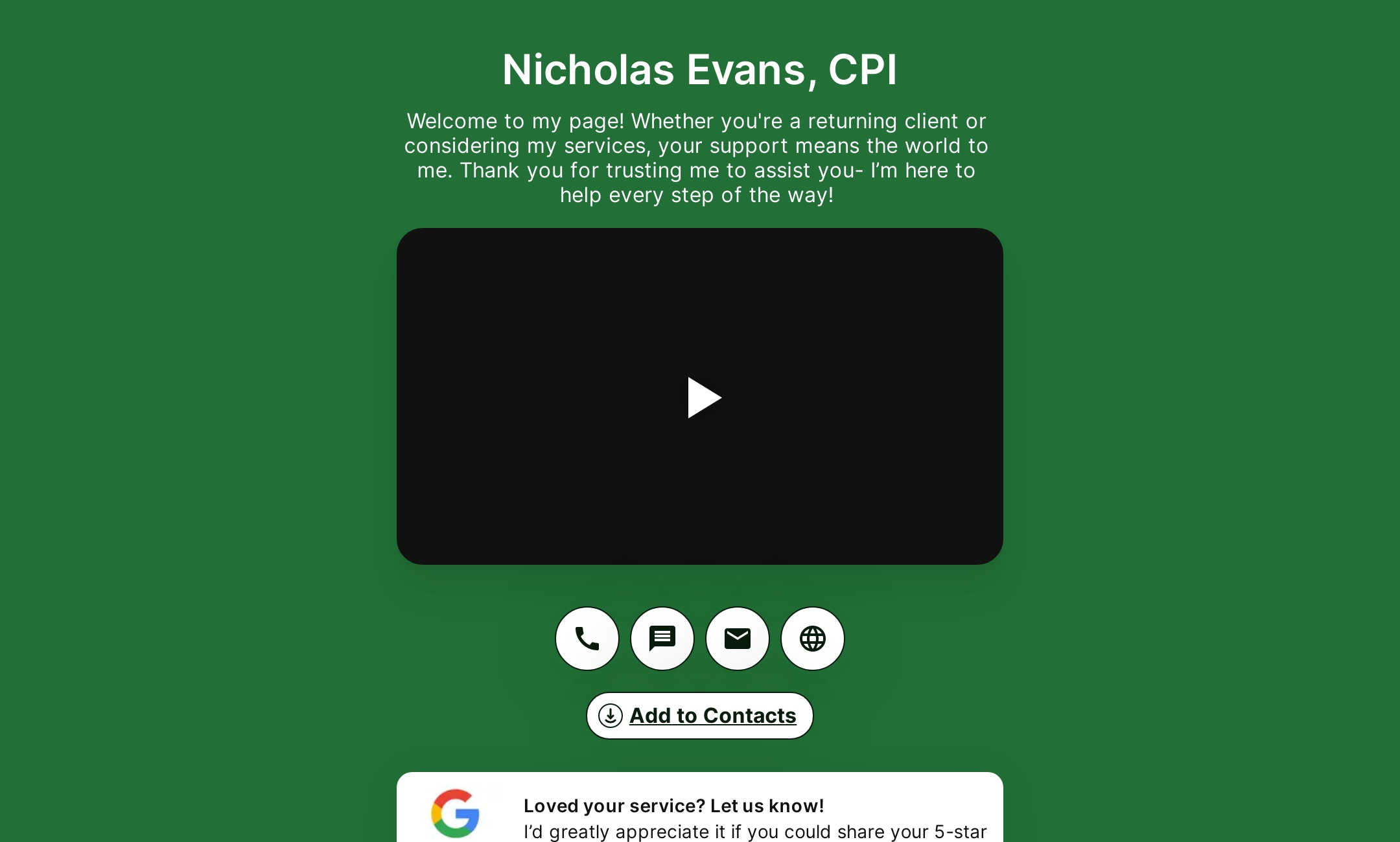 Nicholas Evans, CPI's Flowpage