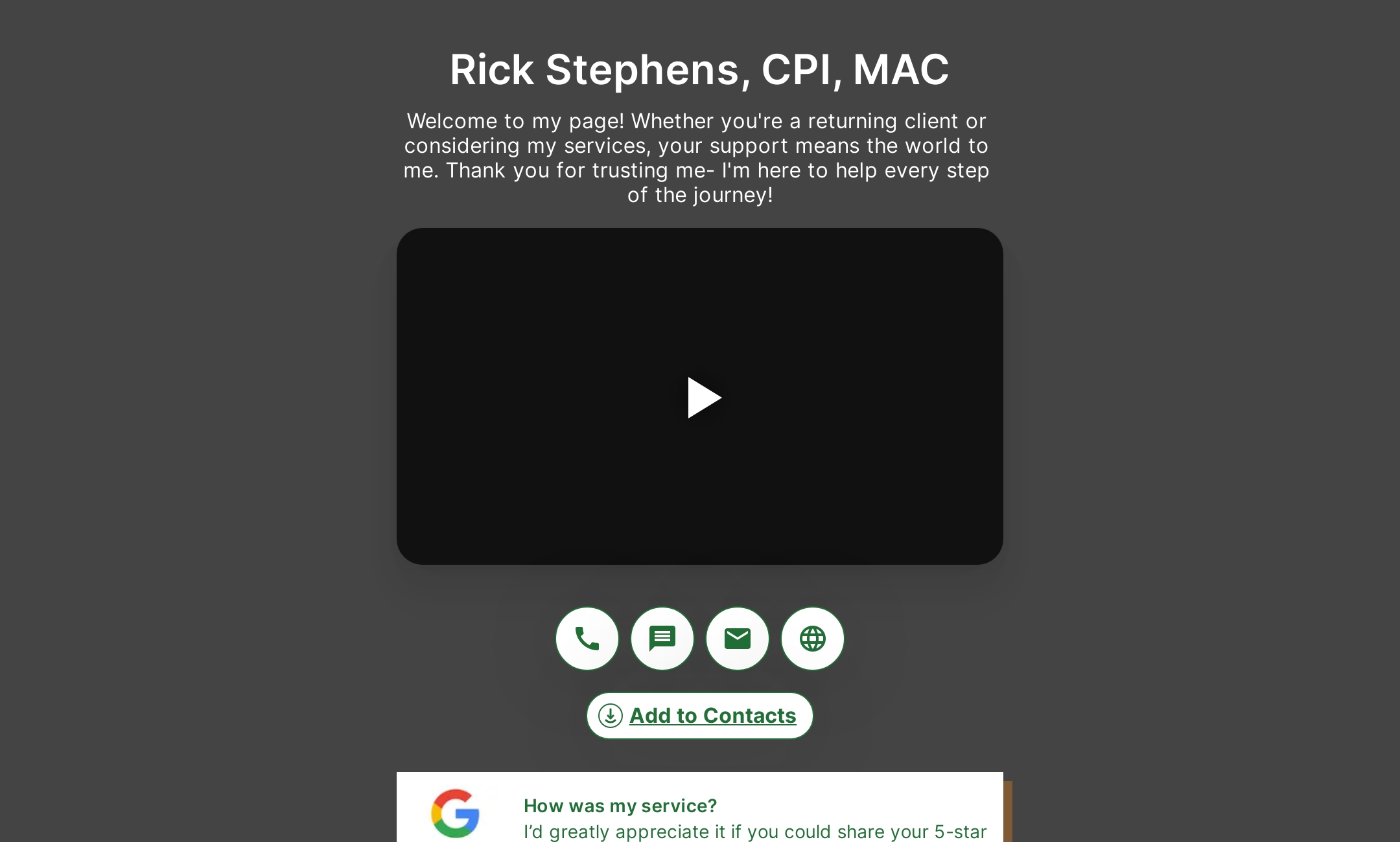 Rick Stephens' Flowpage