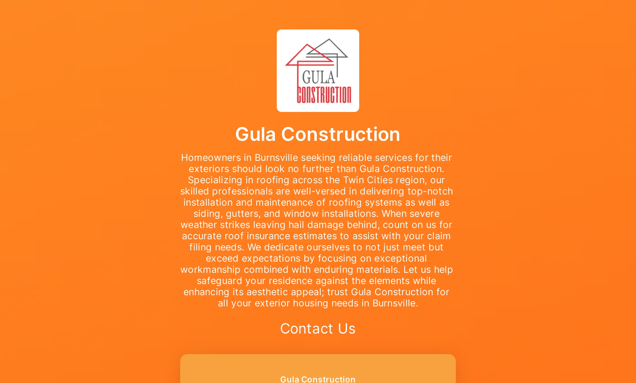 Gula Construction's Flowpage