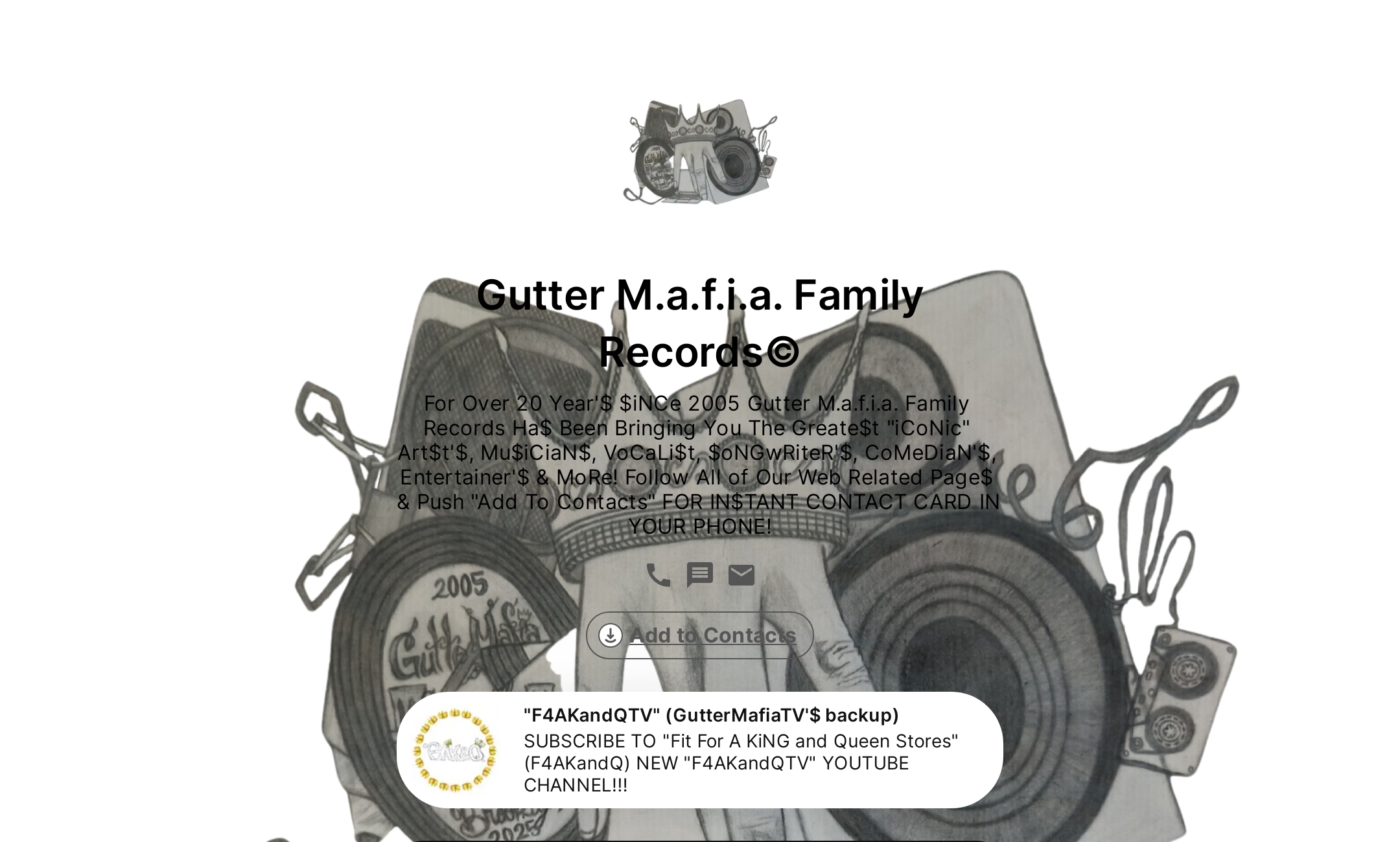 Gutter M.a.f.i.a. Family Records©'s Flowpage