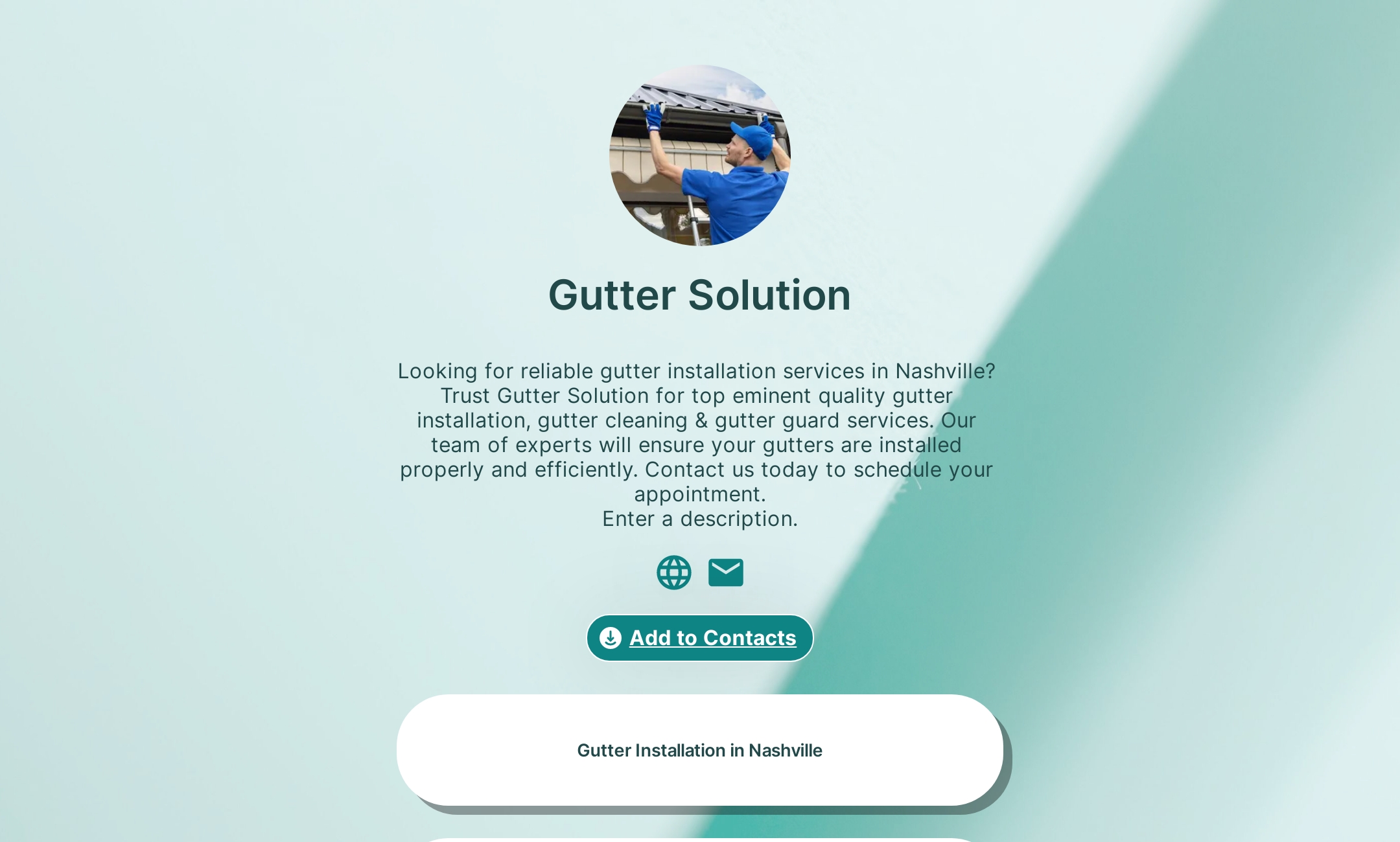 Gutter Solution's Flowpage