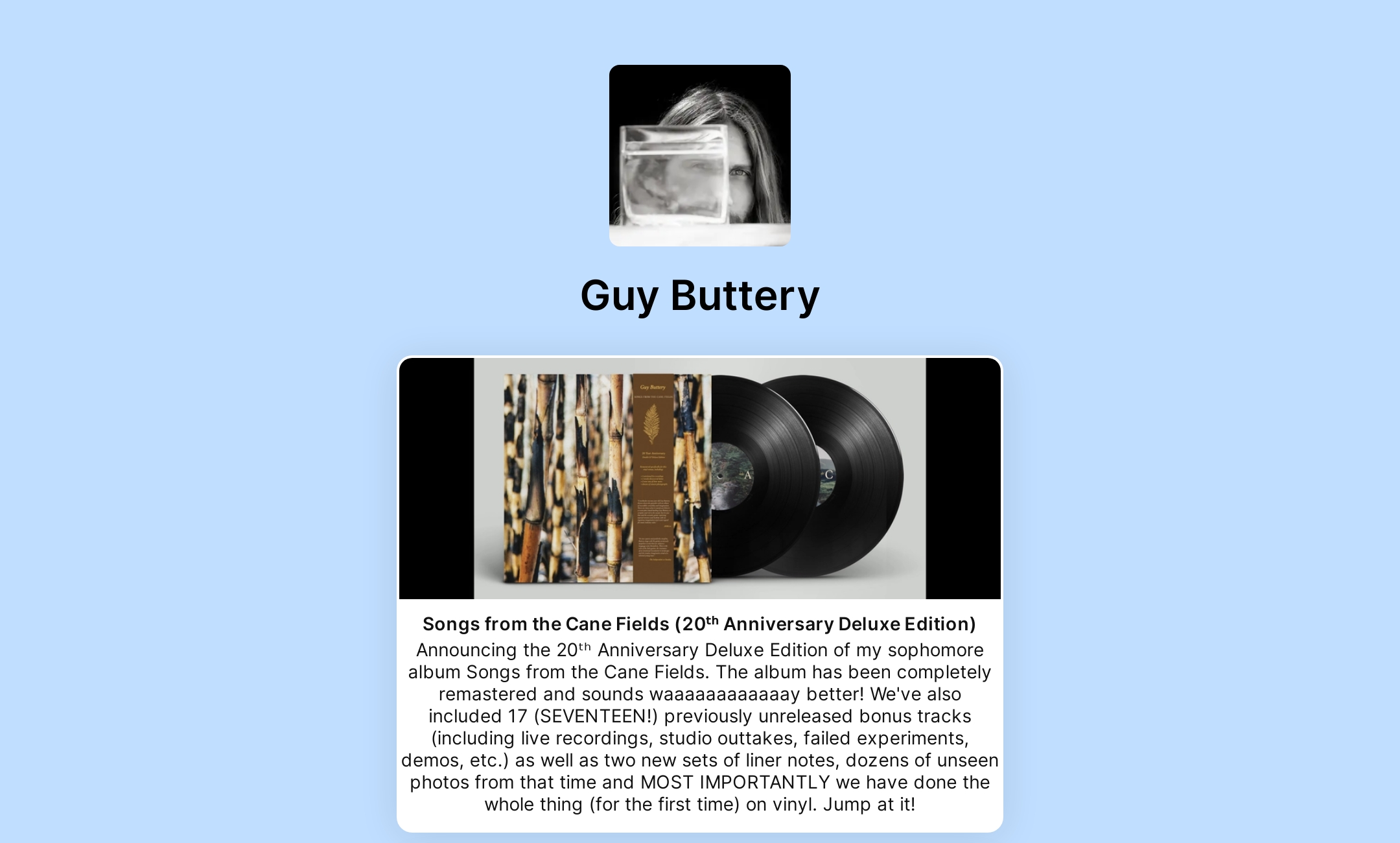 Guy Buttery's Flowpage