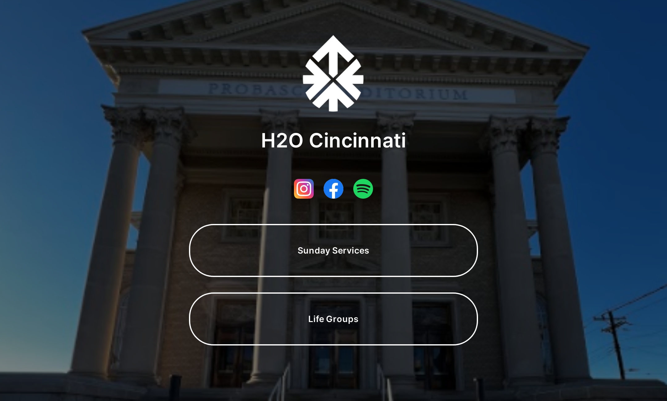 H2O Cincinnati's Flowpage