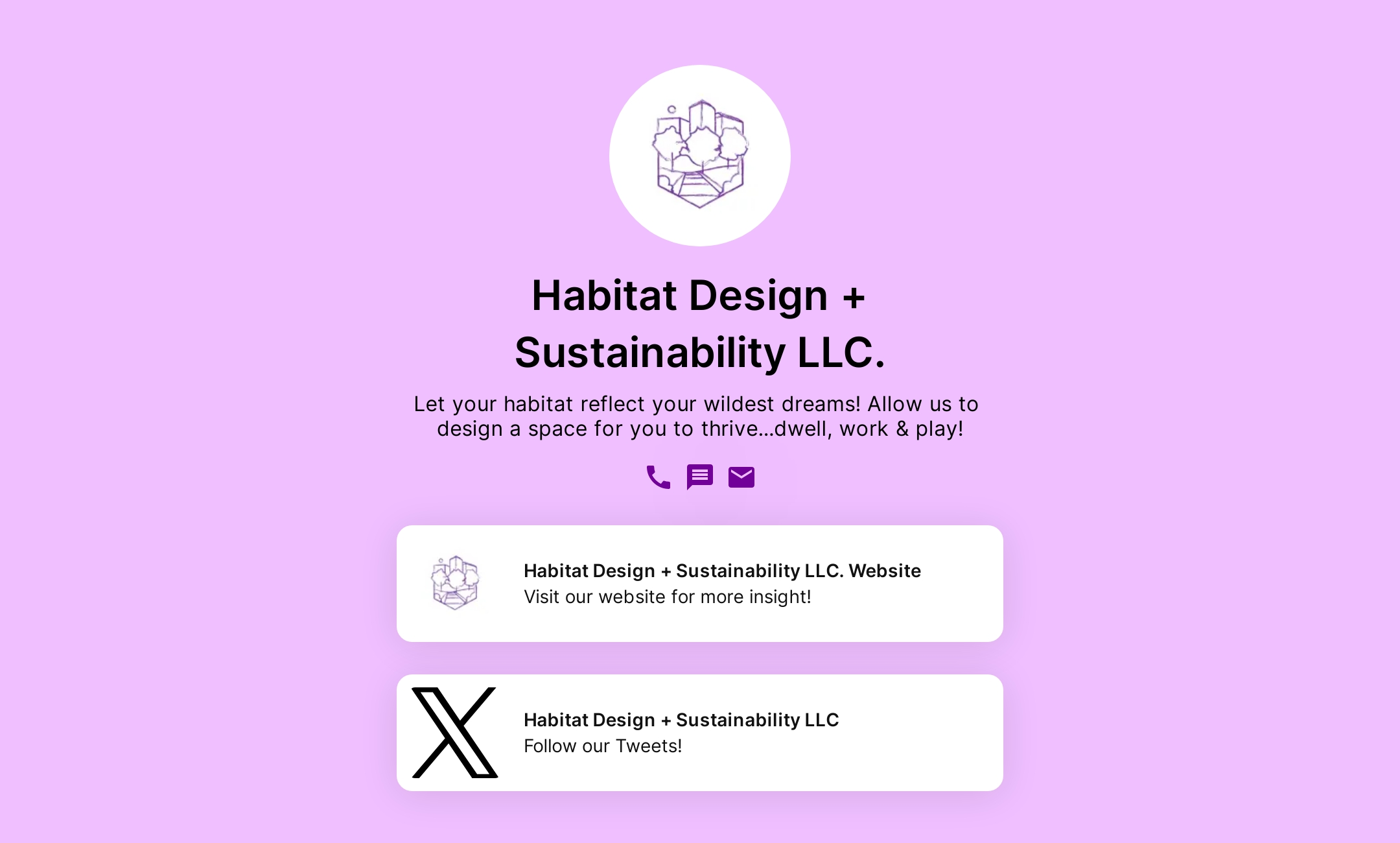Habitat Design + Sustainability LLC.'s Flowpage