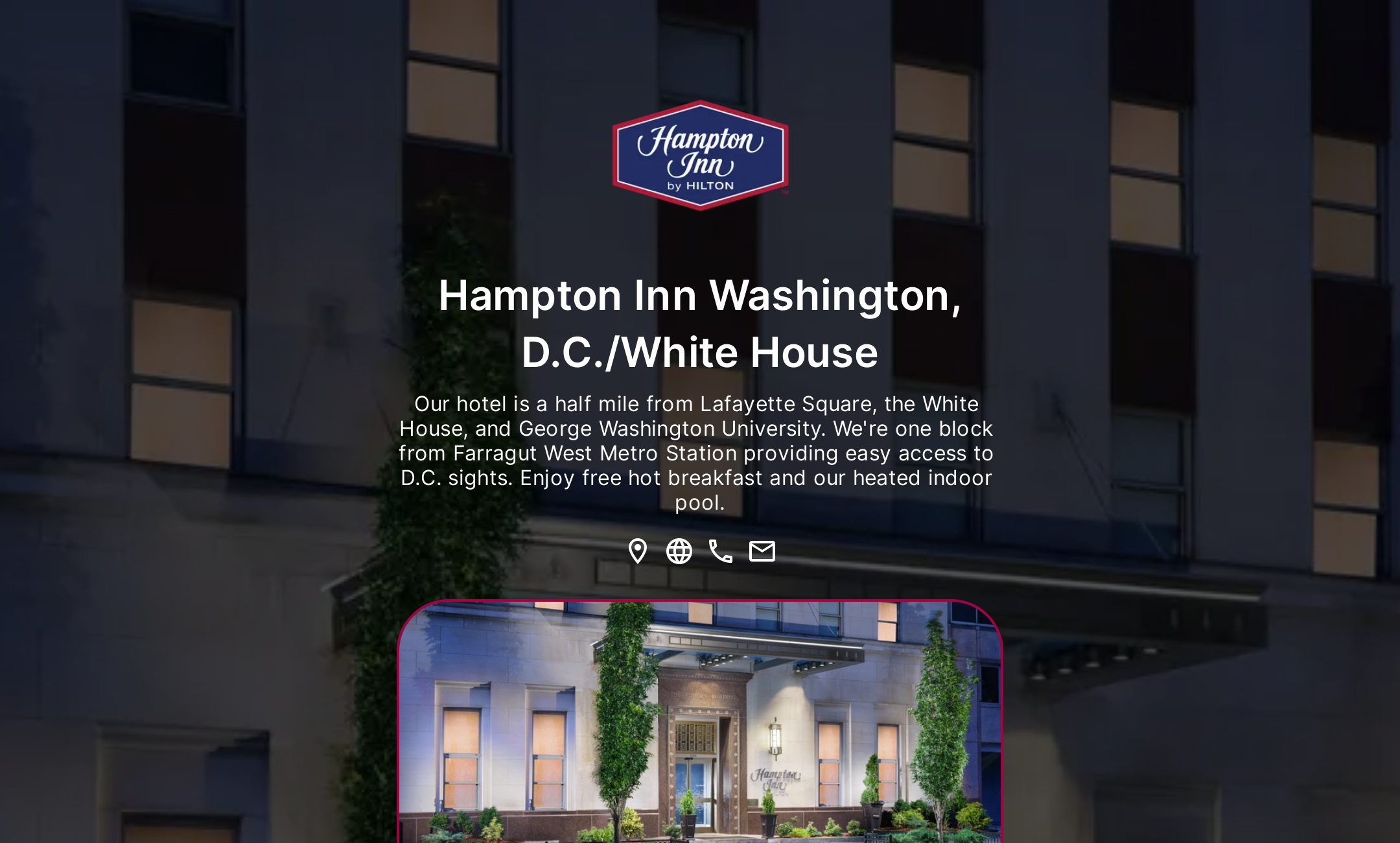 Hampton Inn Washington, D.C./White House's Flowpage