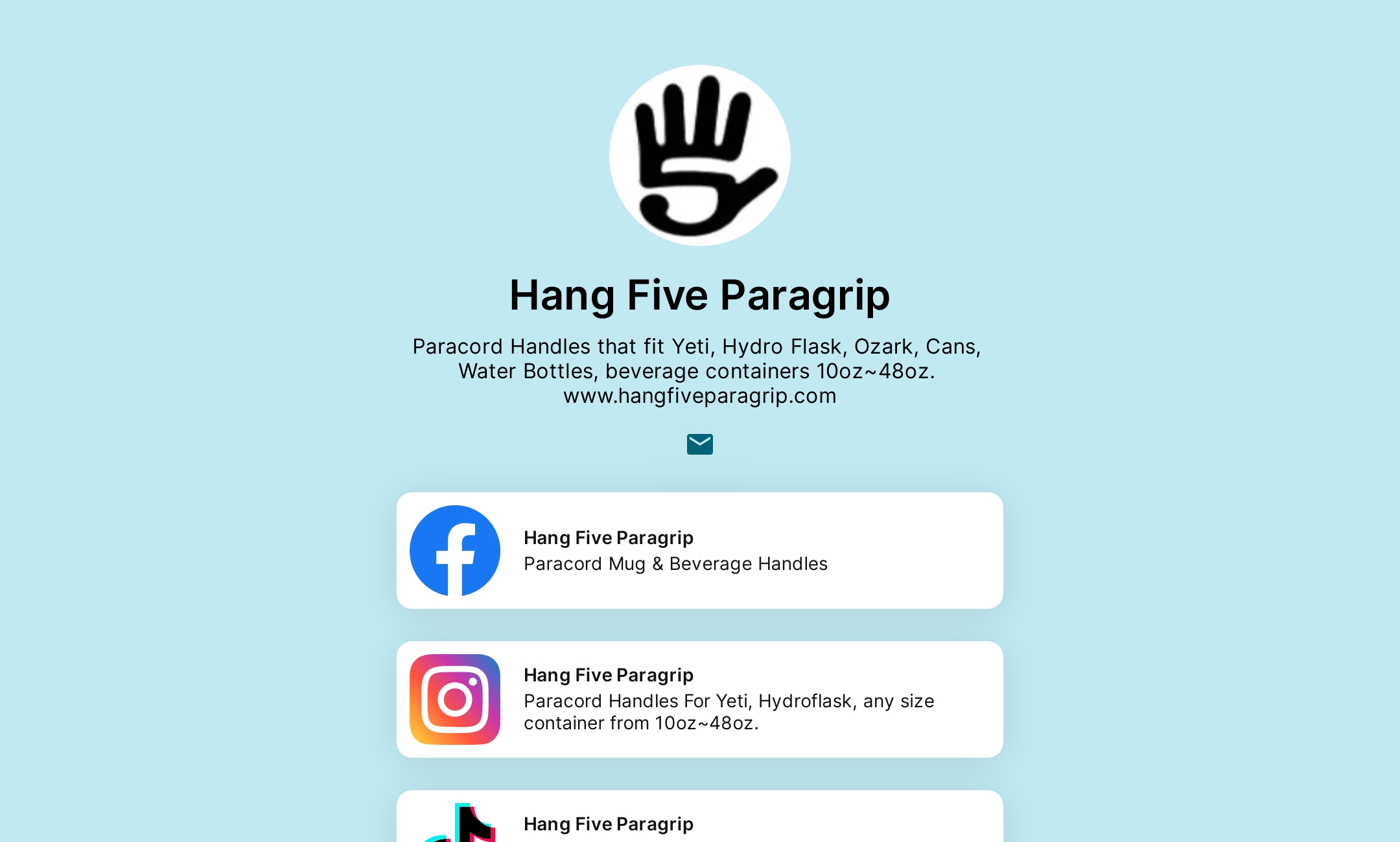 Hang Five Paragrip's Flowpage