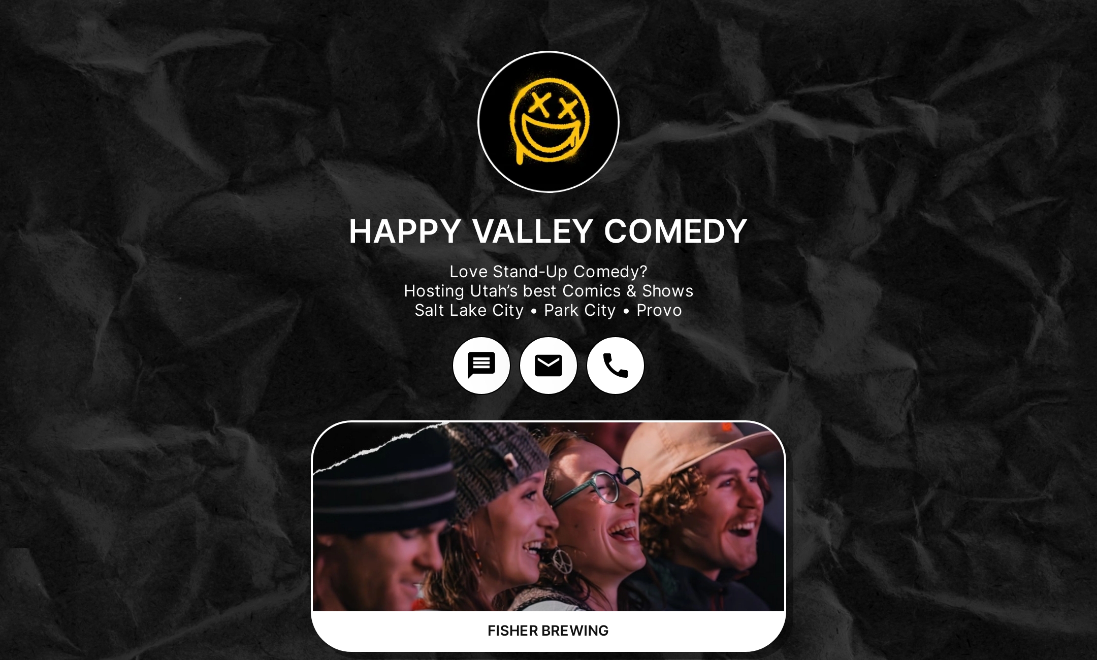 HAPPY VALLEY COMEDY's Flowpage