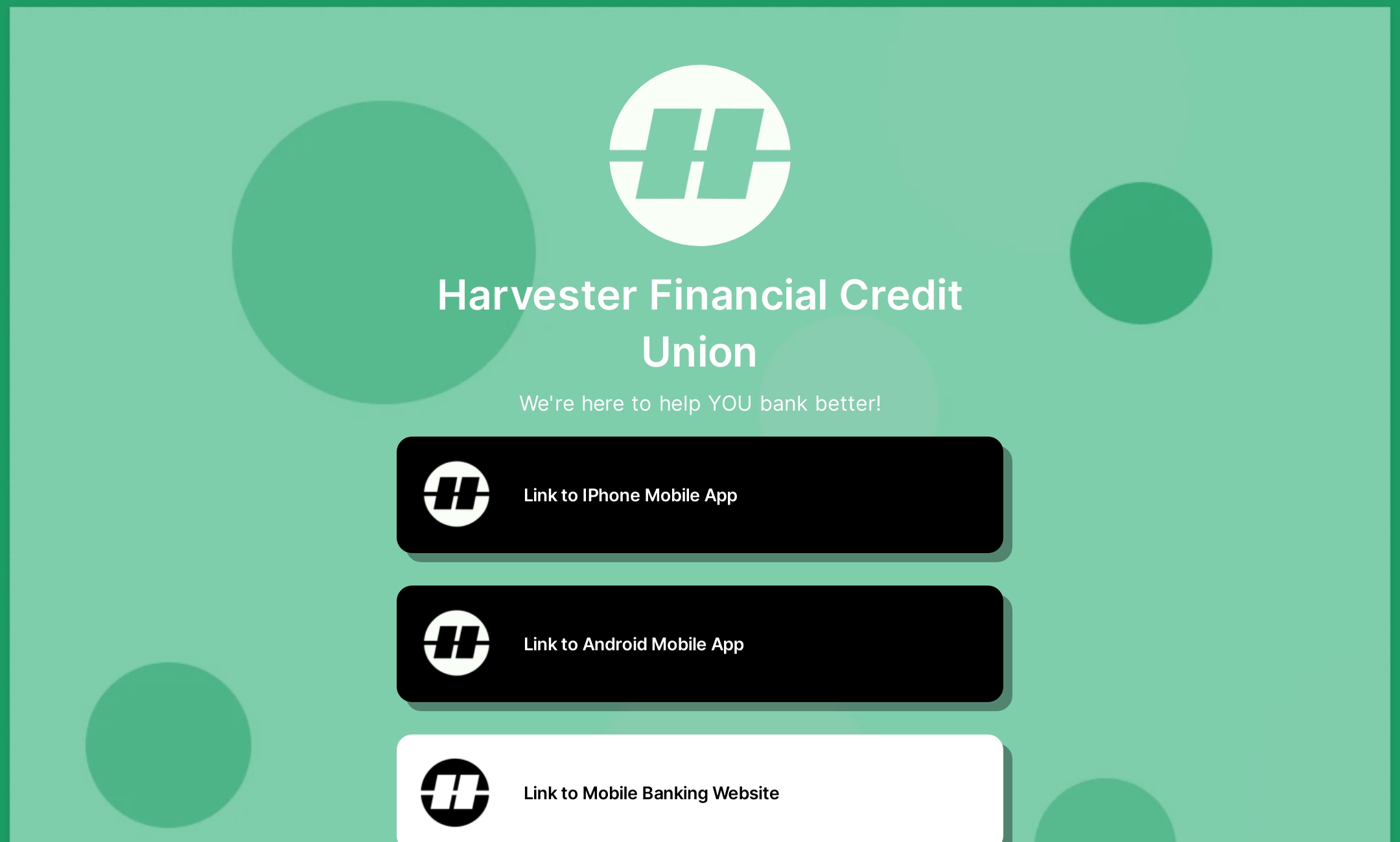 Harvester Financial Credit Union's Flowpage