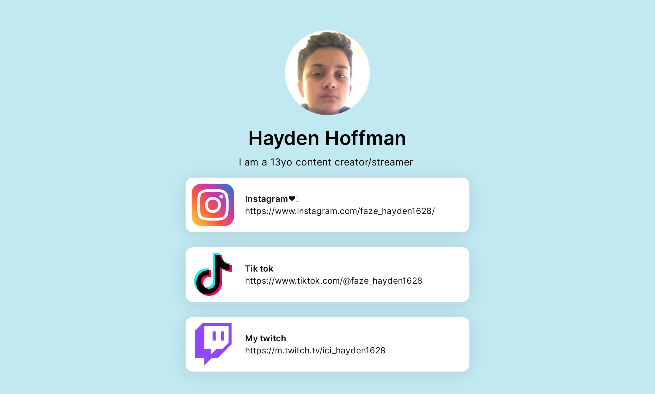 Hayden Hoffman's Flowpage