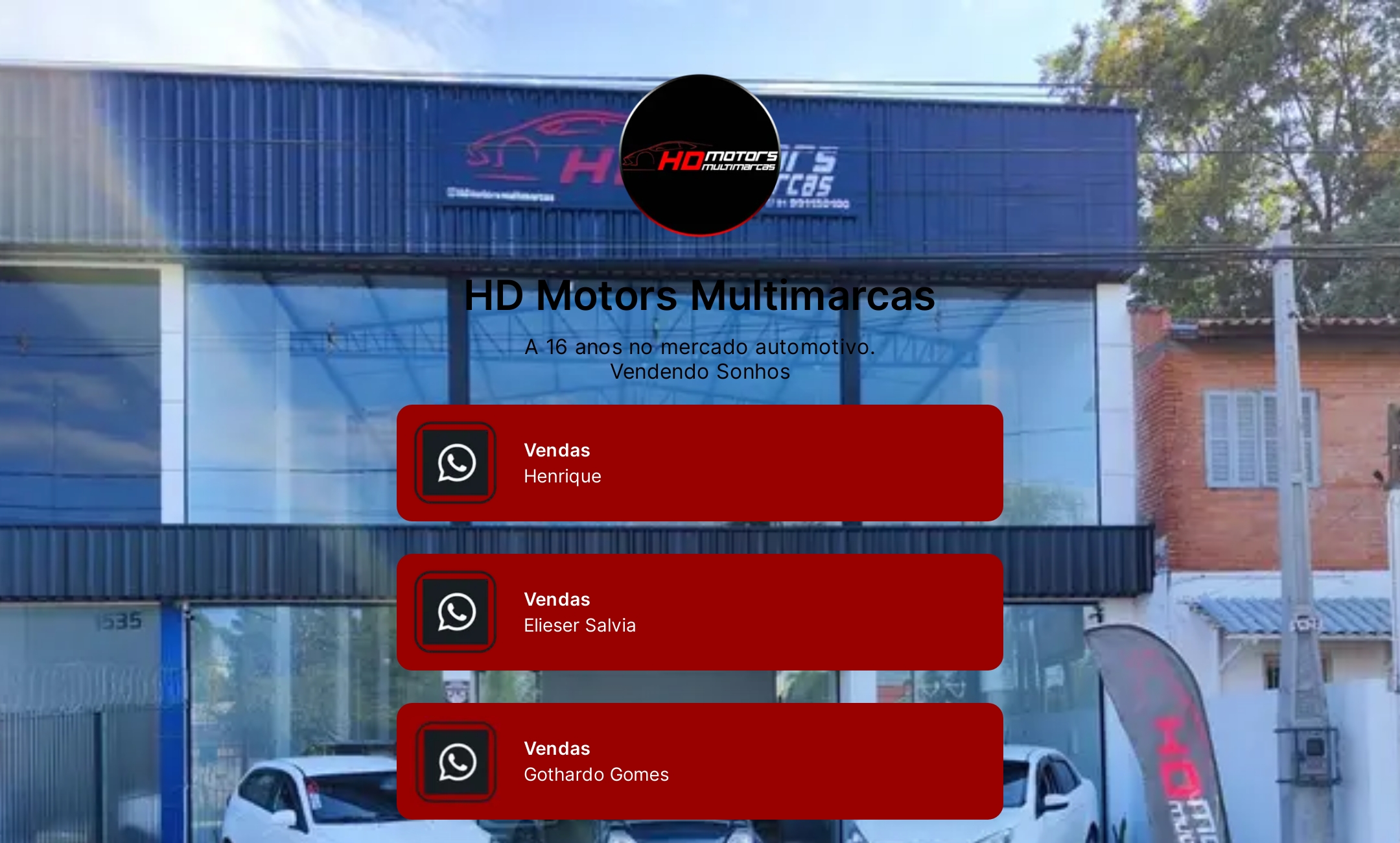 HD Motors Multimarcas' Flowpage