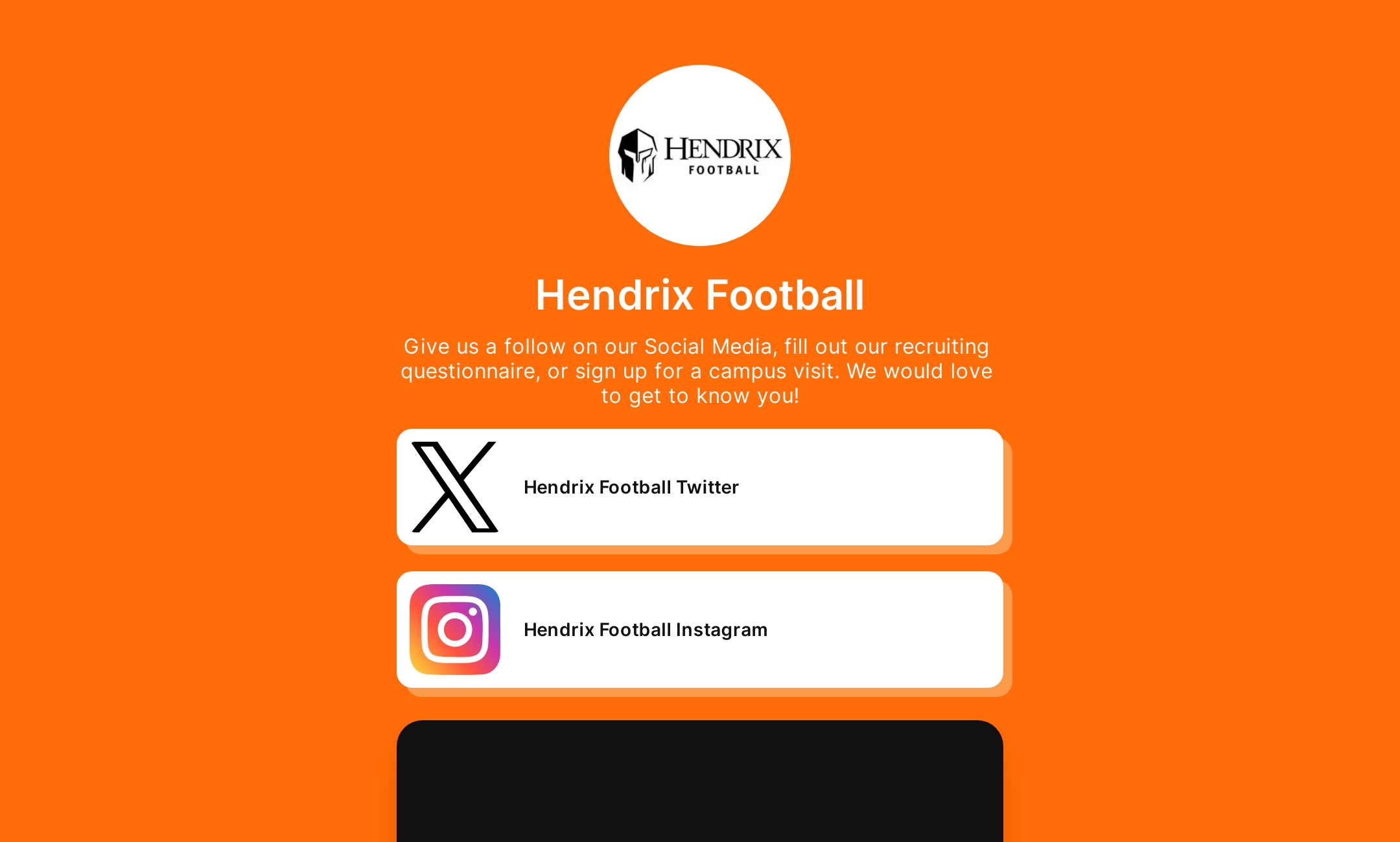 Hendrix Football's Flowpage
