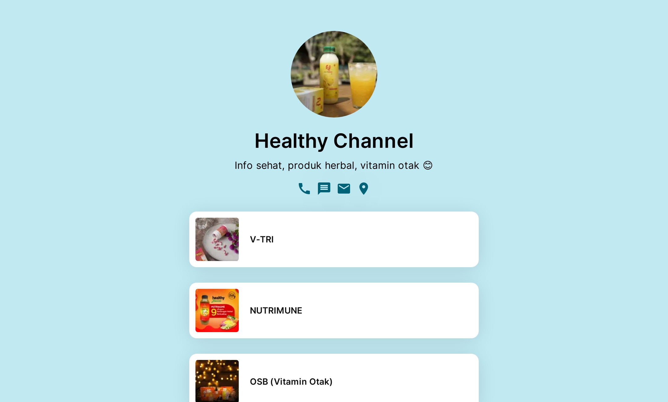 Healthy Channel's Flowpage