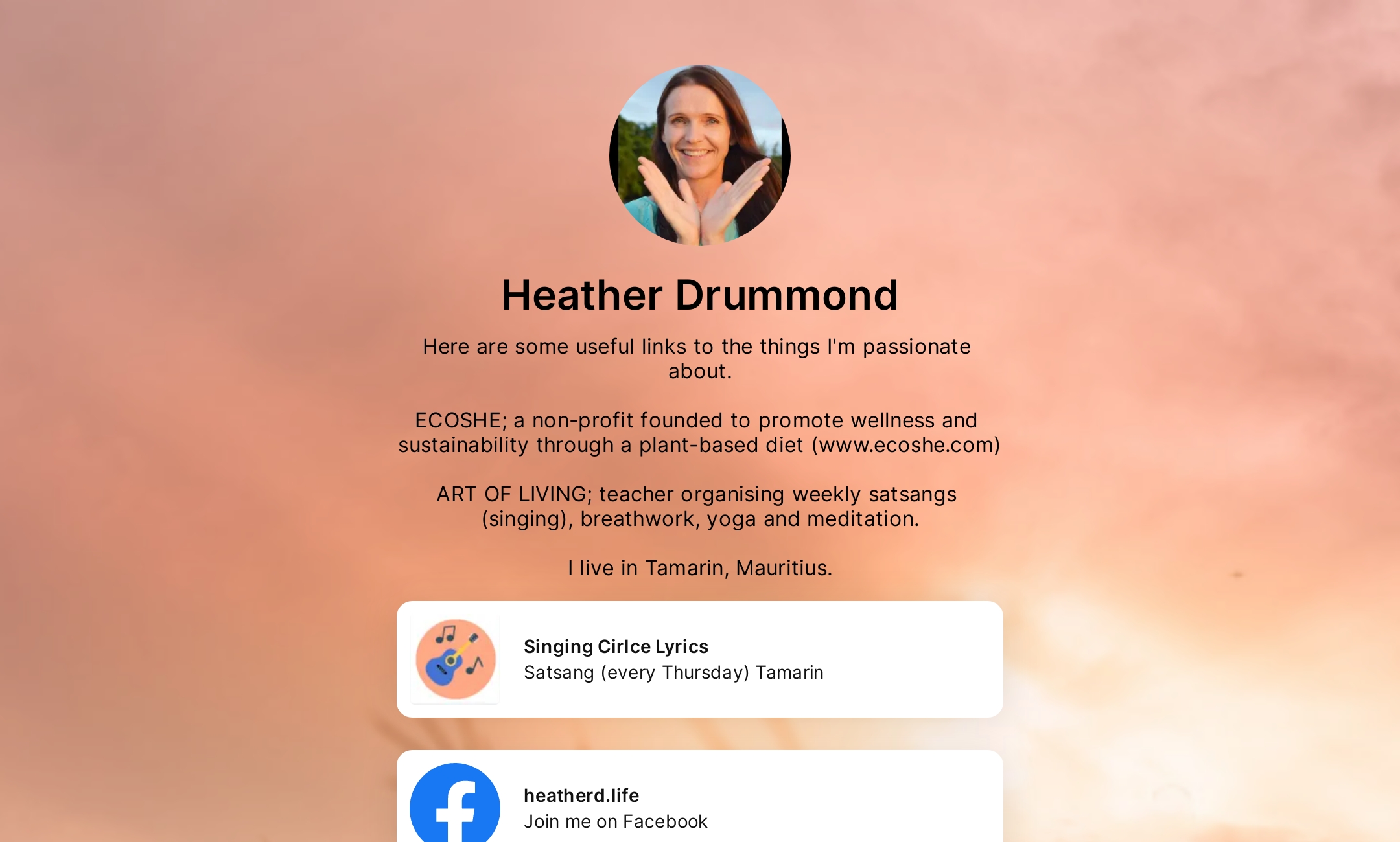 Heather Drummond's Flowpage