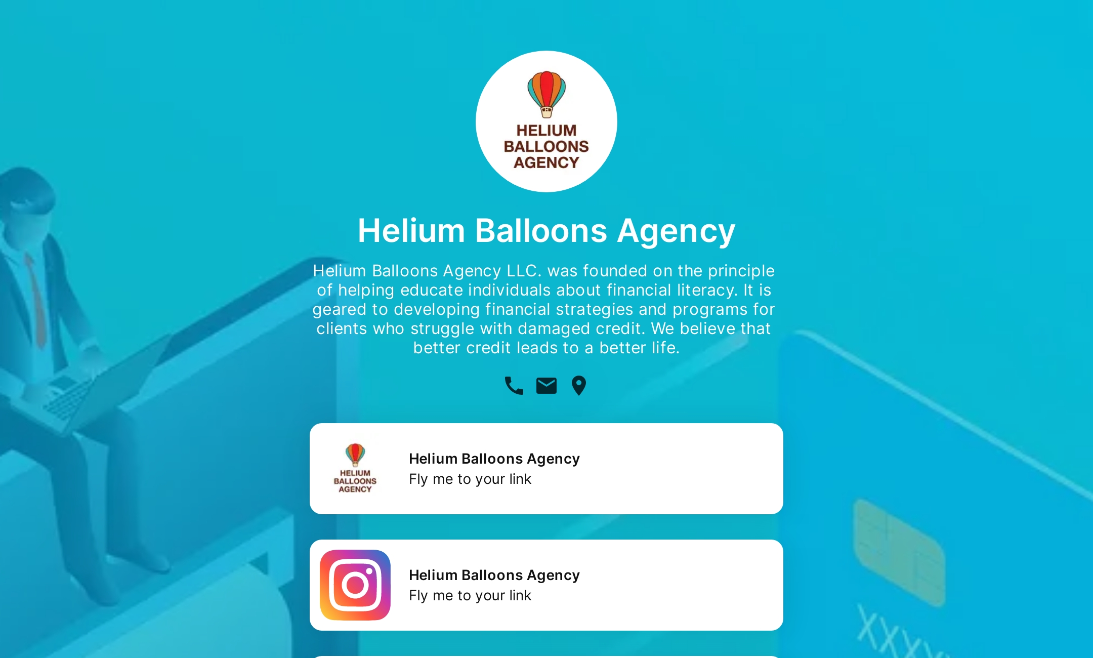 Helium Balloons Agency's Flowpage