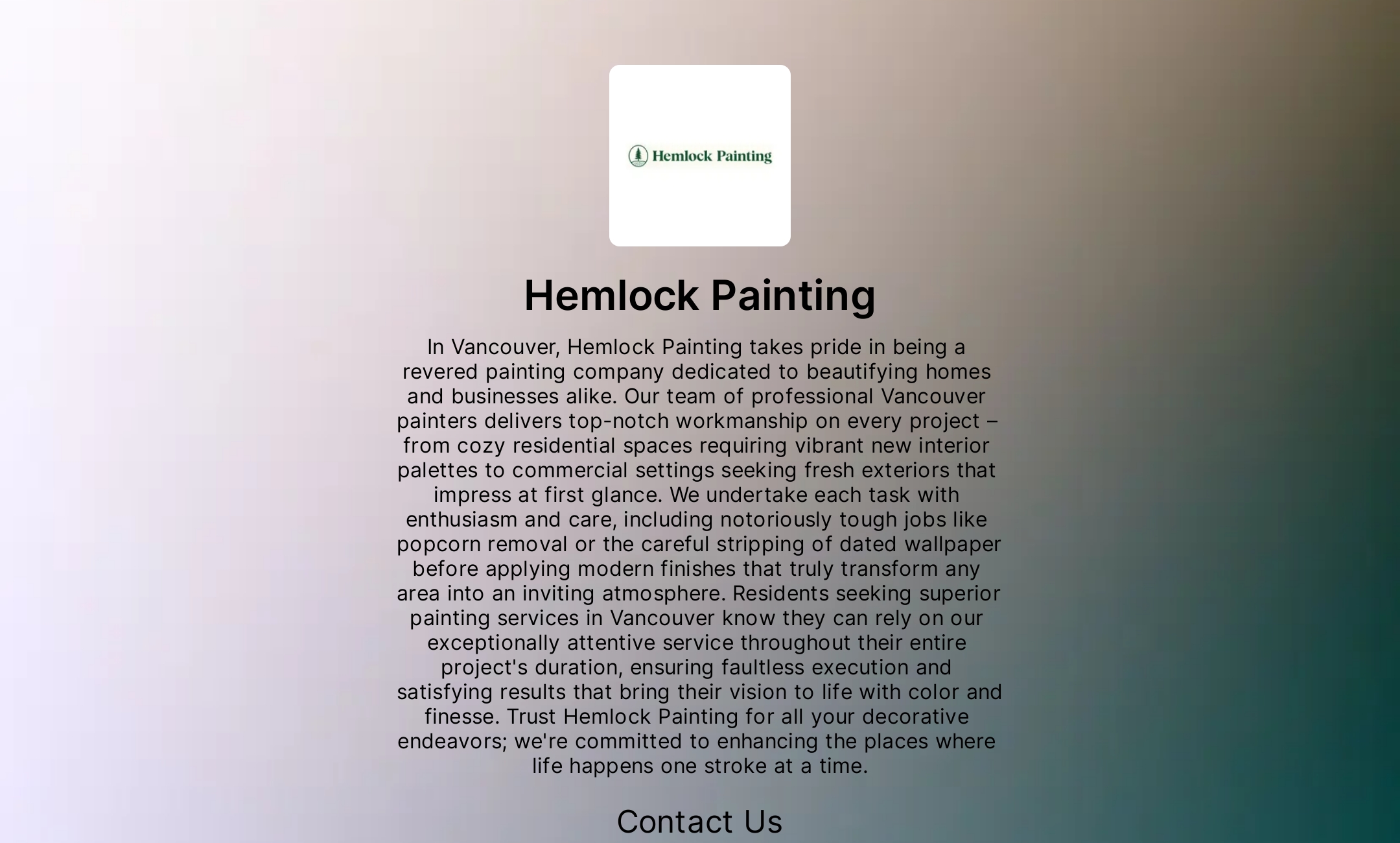 Hemlock Painting's Flowpage