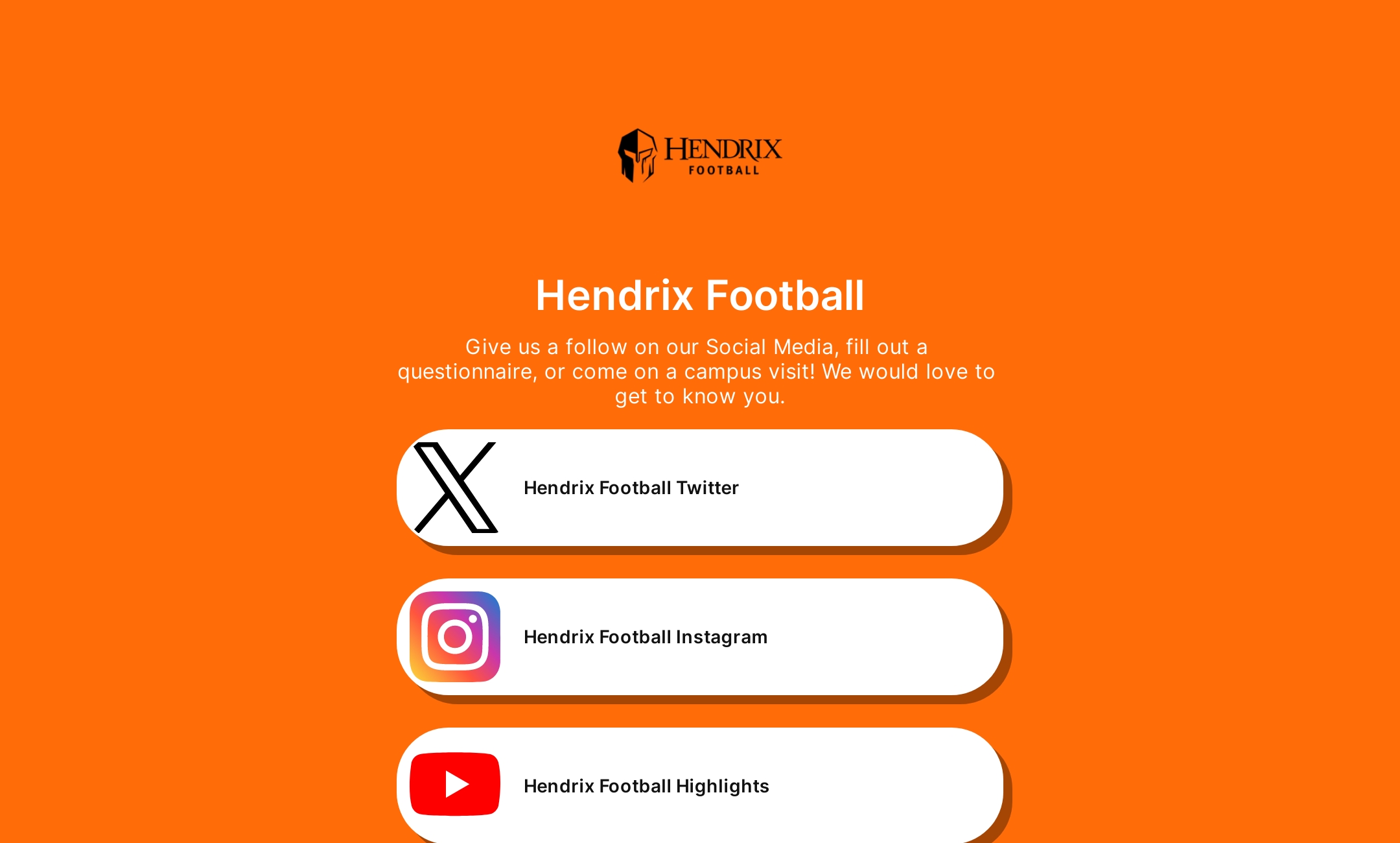 Hendrix Football's Flowpage