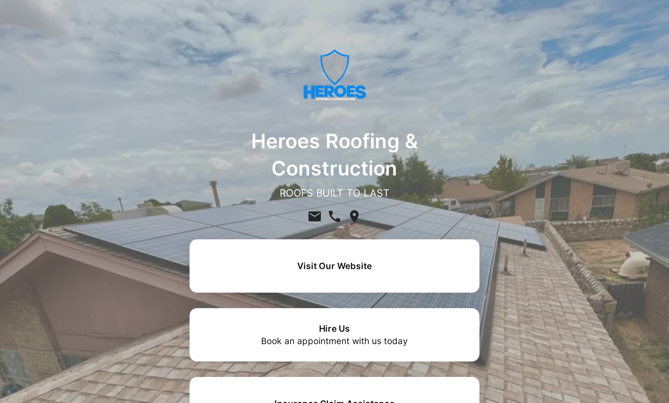 Heroes Roofing & Construction's Flowpage