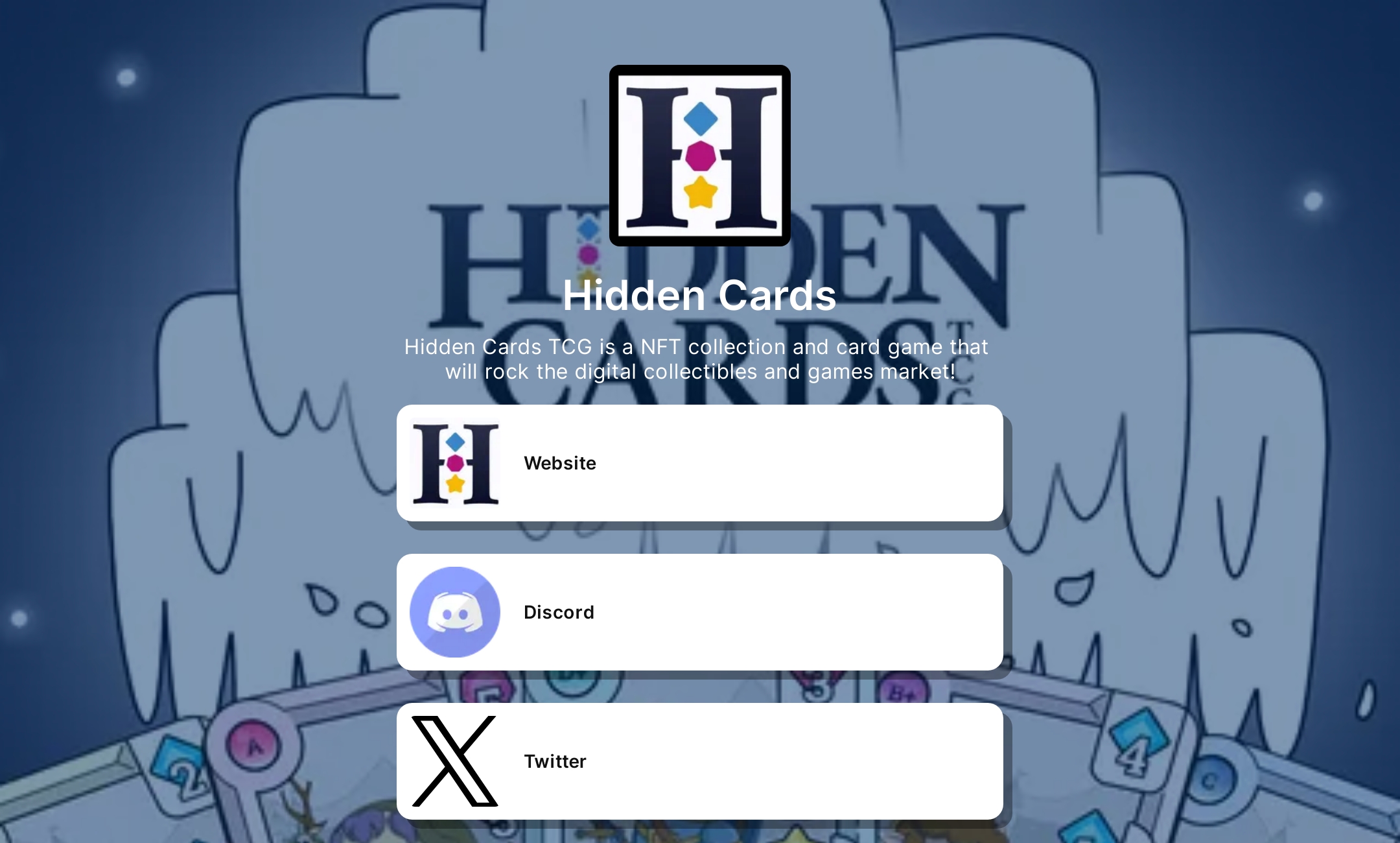 Hidden Cards' Flowpage