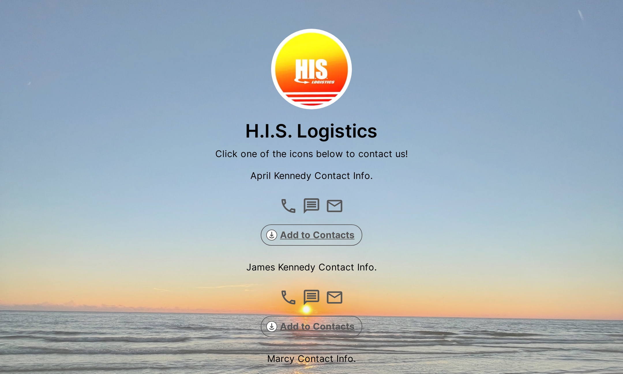H.I.S. Logistics' Flowpage