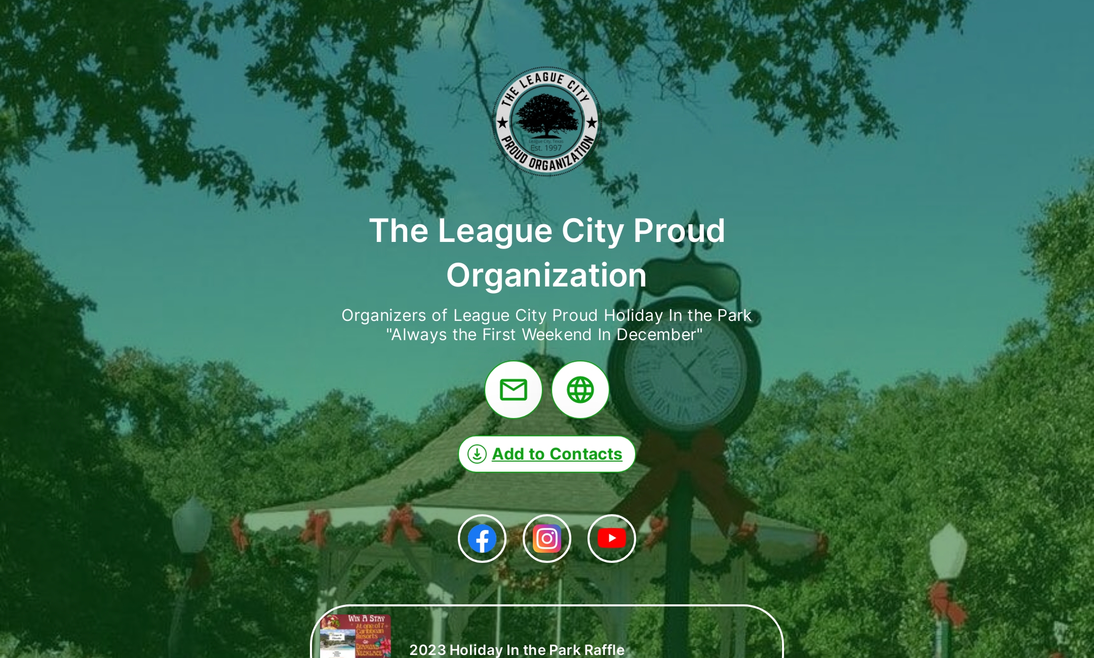 The League City Proud Organization's Flowpage