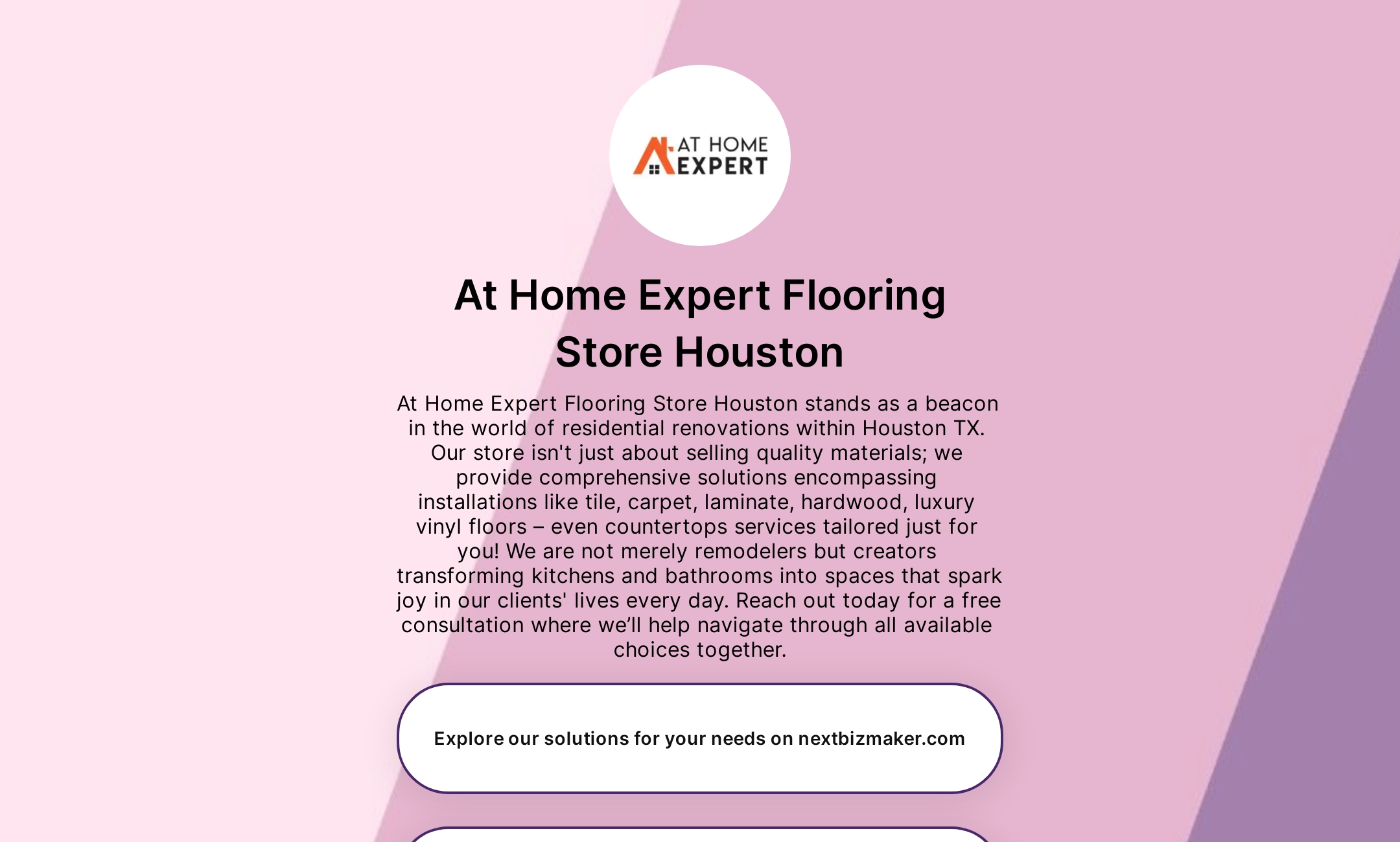 At Home Expert Flooring Store Houston's Flowpage