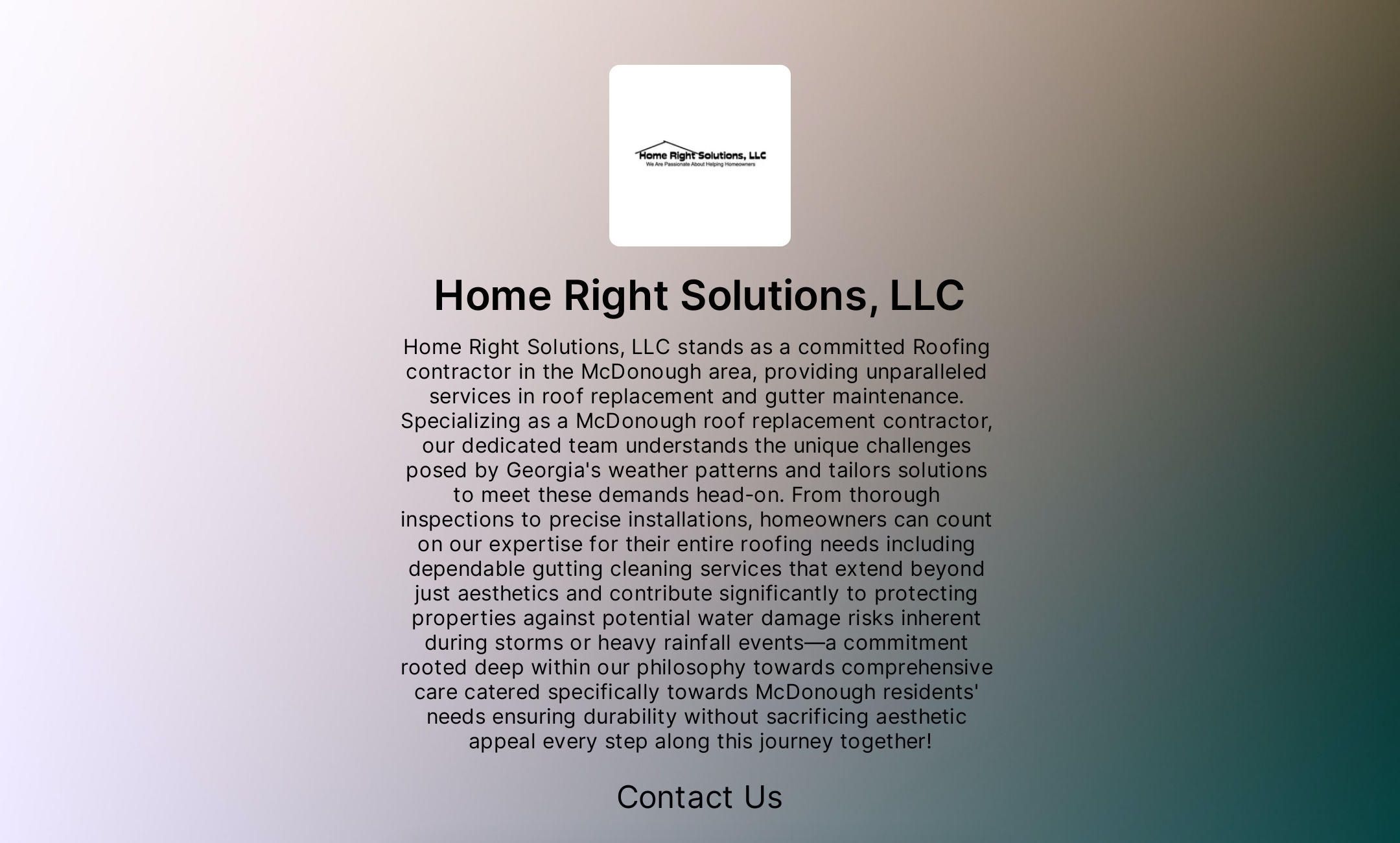 Home Right Solutions, LLC's Flowpage