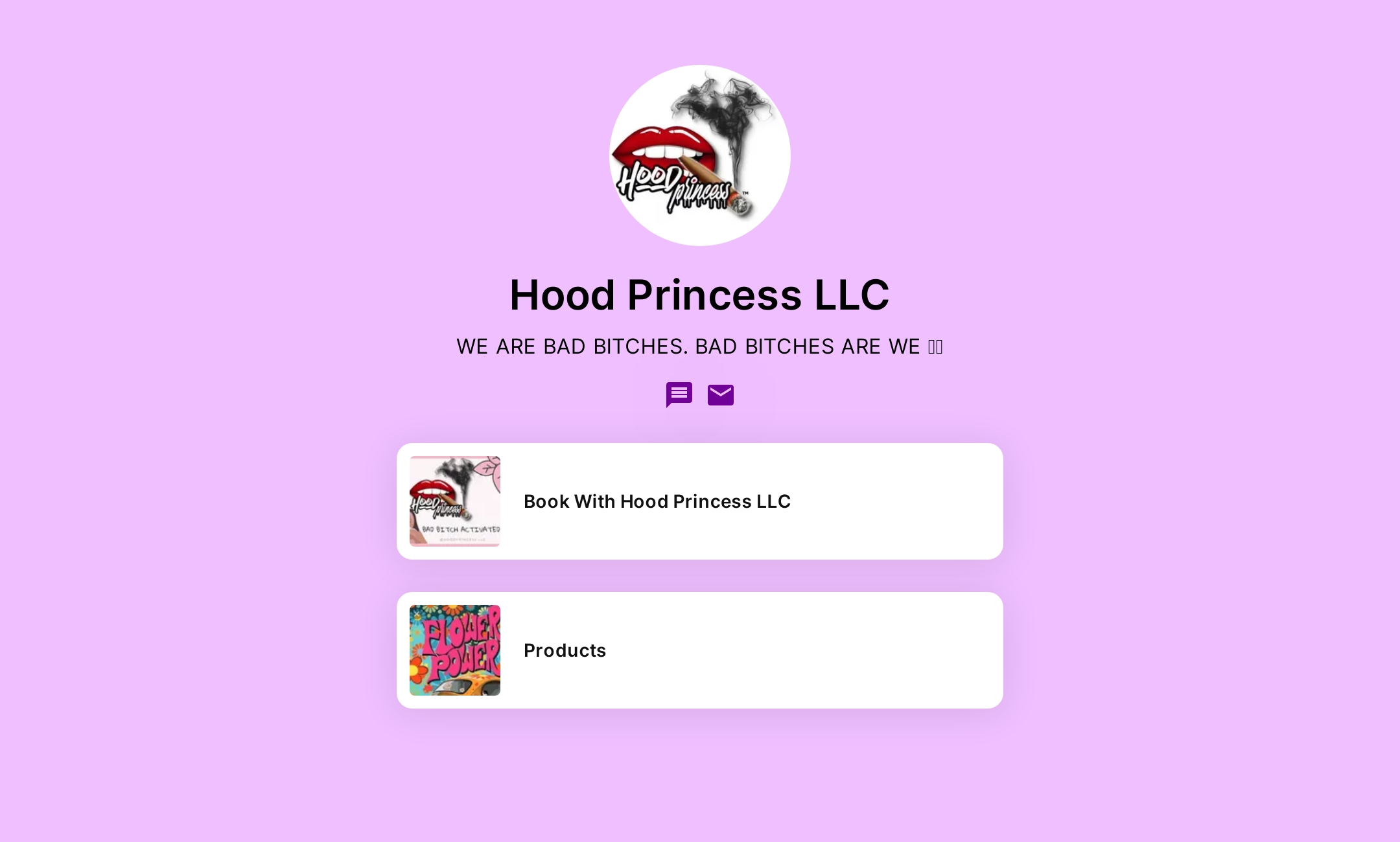 Hood Princess LLC 's Flowpage