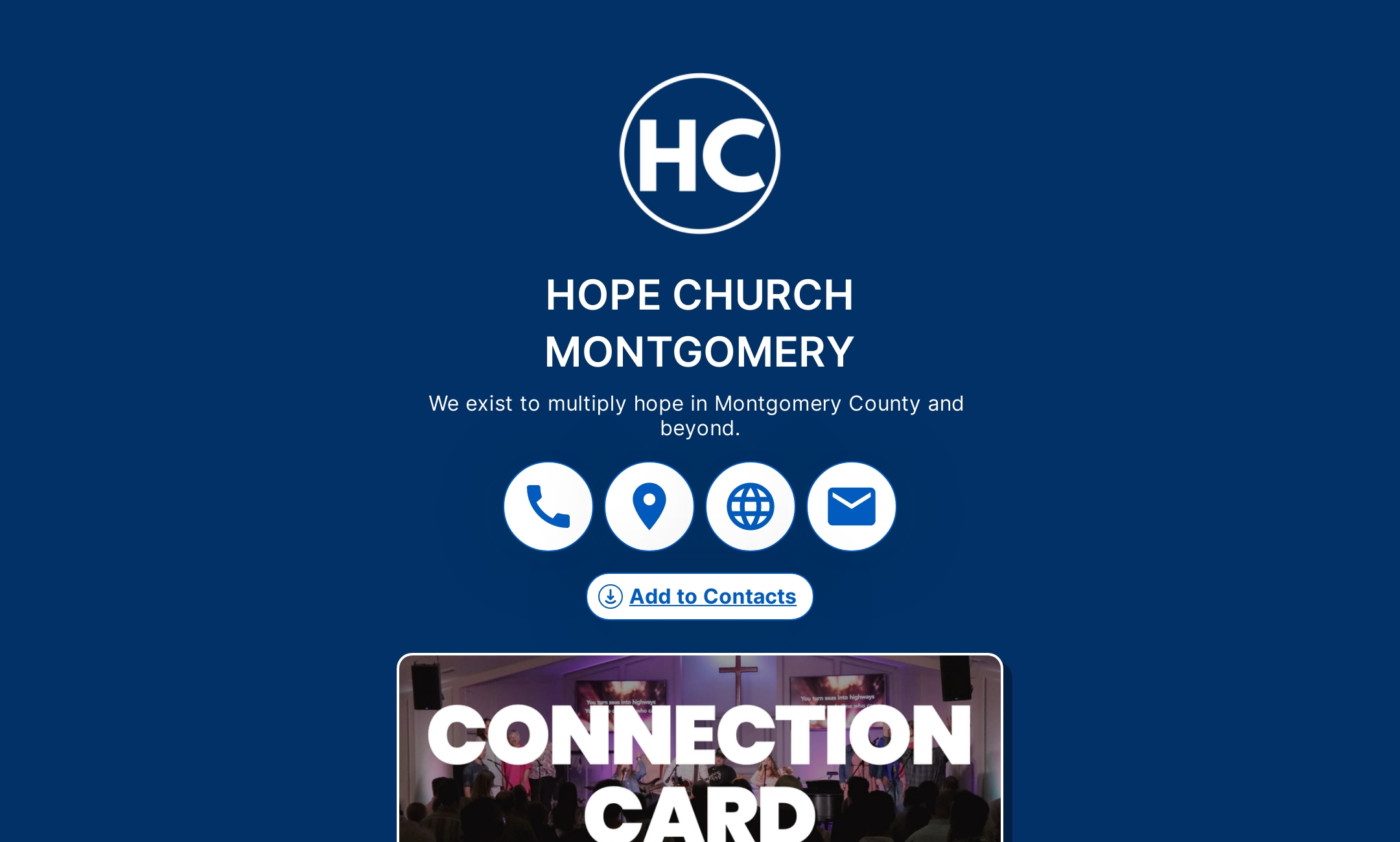 HOPE CHURCH MONTGOMERY's Flowpage