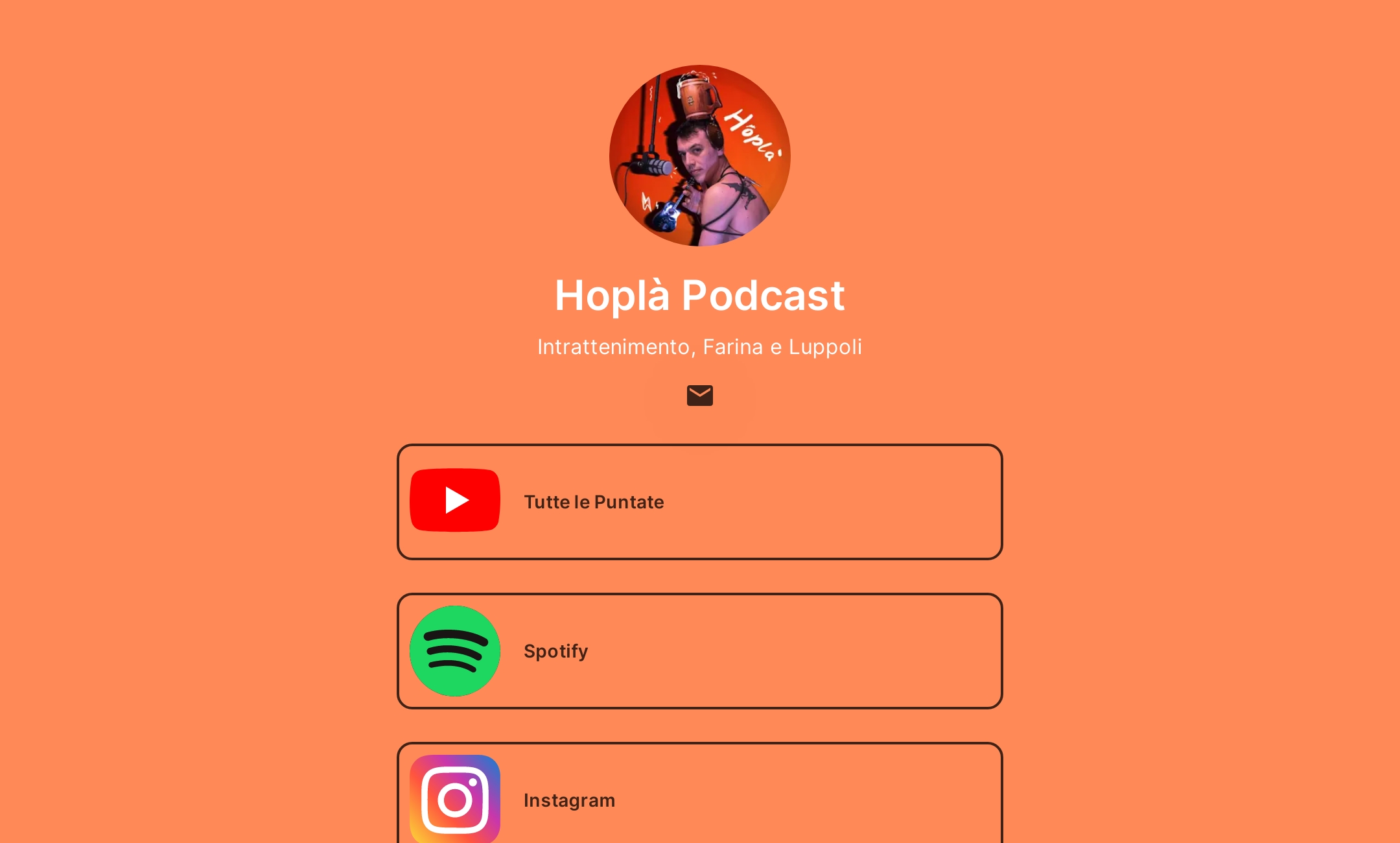 Hoplà Podcast's Flowpage
