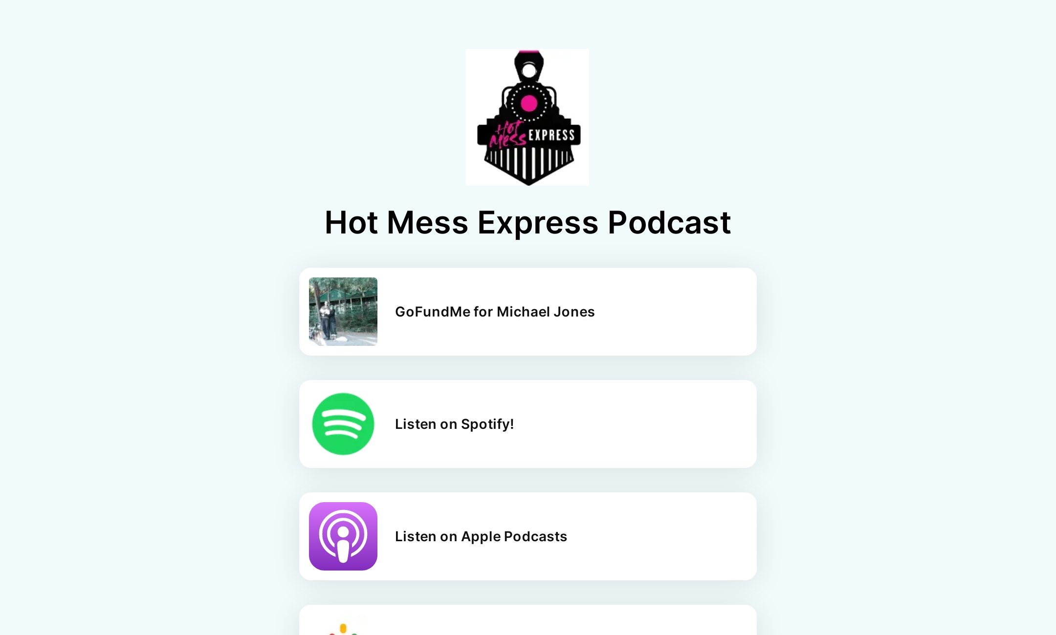 Hot Mess Express Podcast's Flowpage