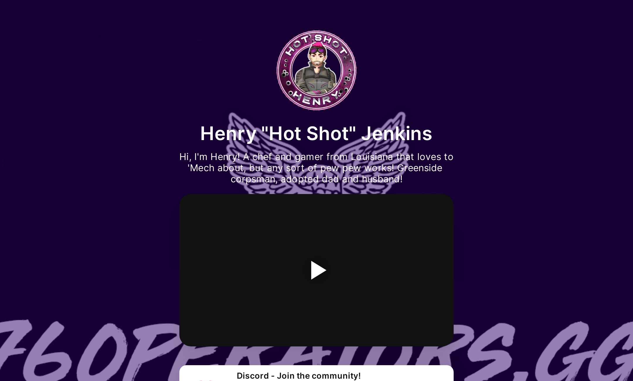Henry "Hot Shot" Jenkins' Flowpage