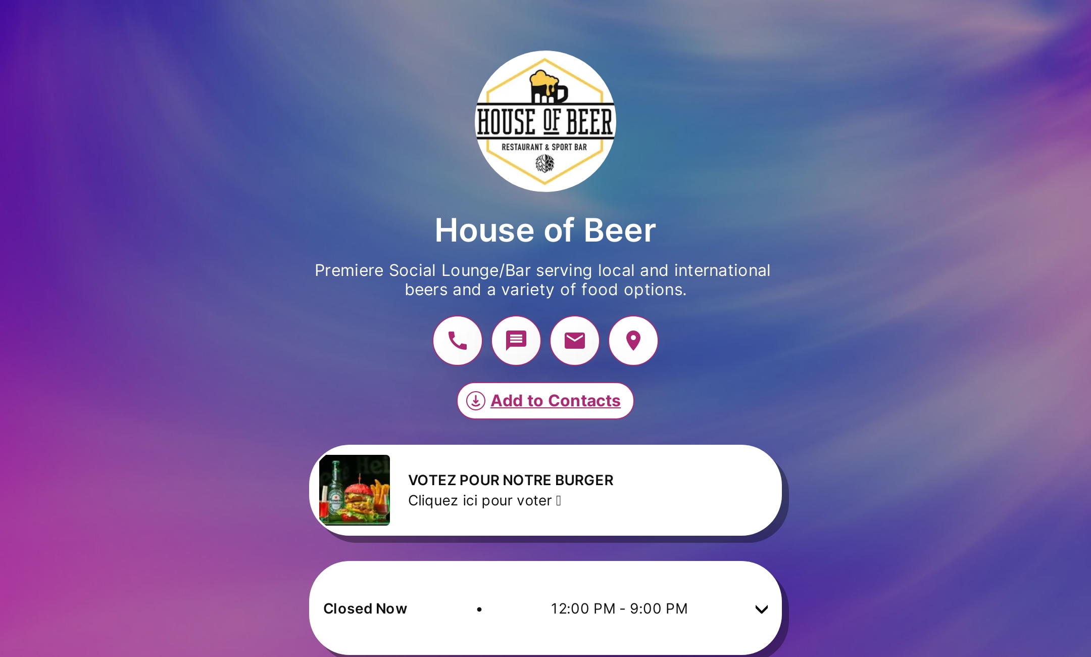 House of Beer's Flowpage