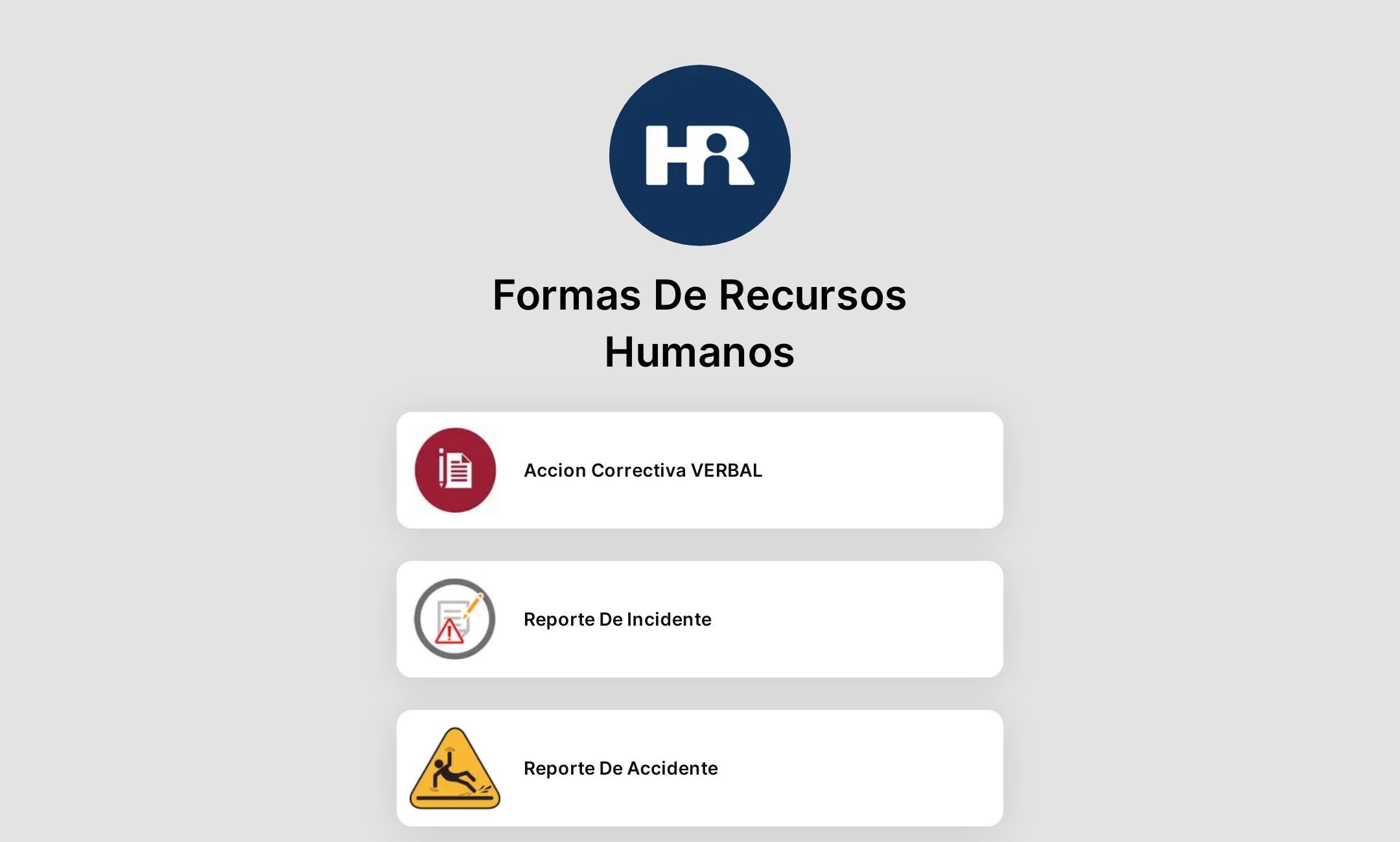 Formas De Recursos Humanos' Flowpage