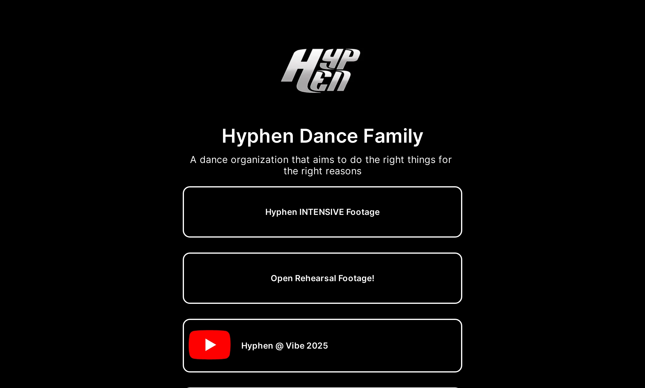 Hyphen Dance Family's Flowpage