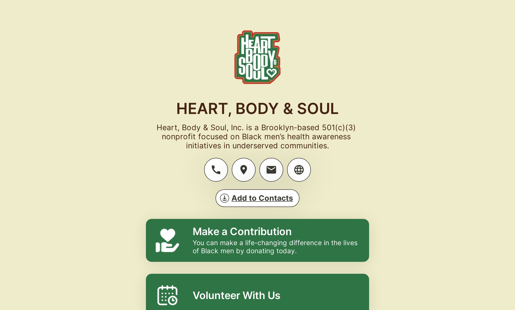 HEART, BODY & SOUL's Flowpage