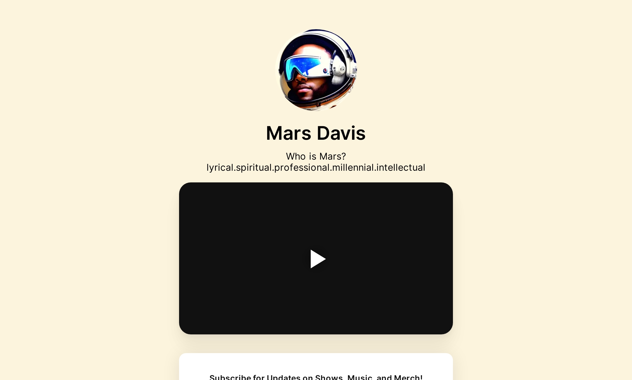 Mars Davis' Flowpage