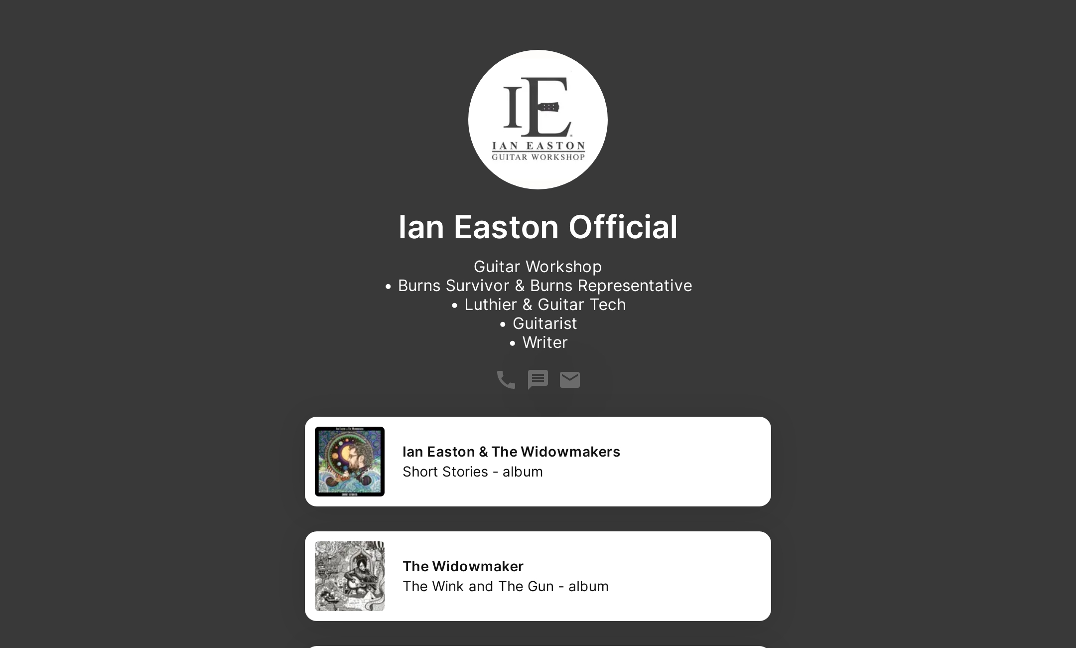 Ian Easton Official's Flowpage