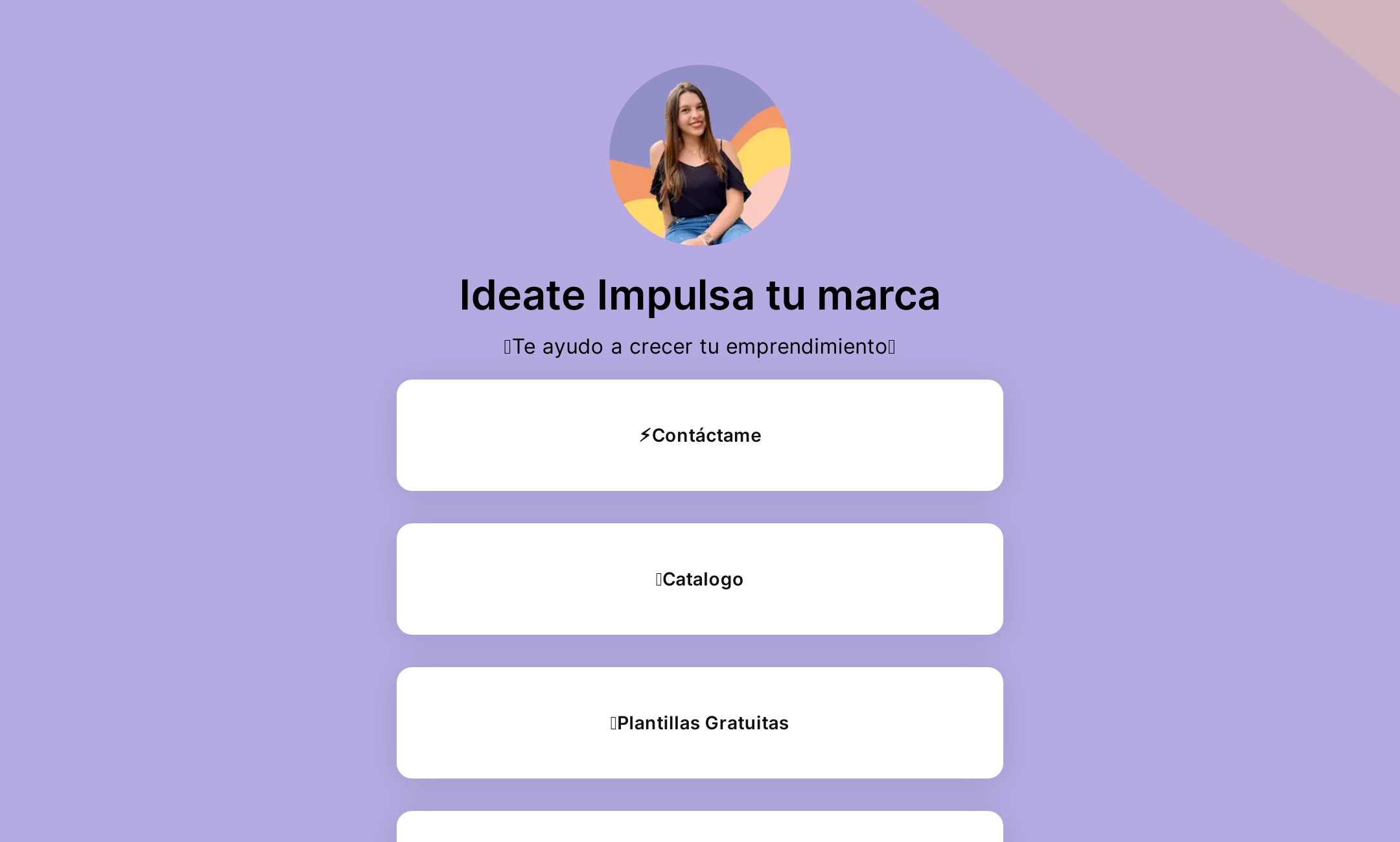 Ideate Impulsa tu marca's Flowpage