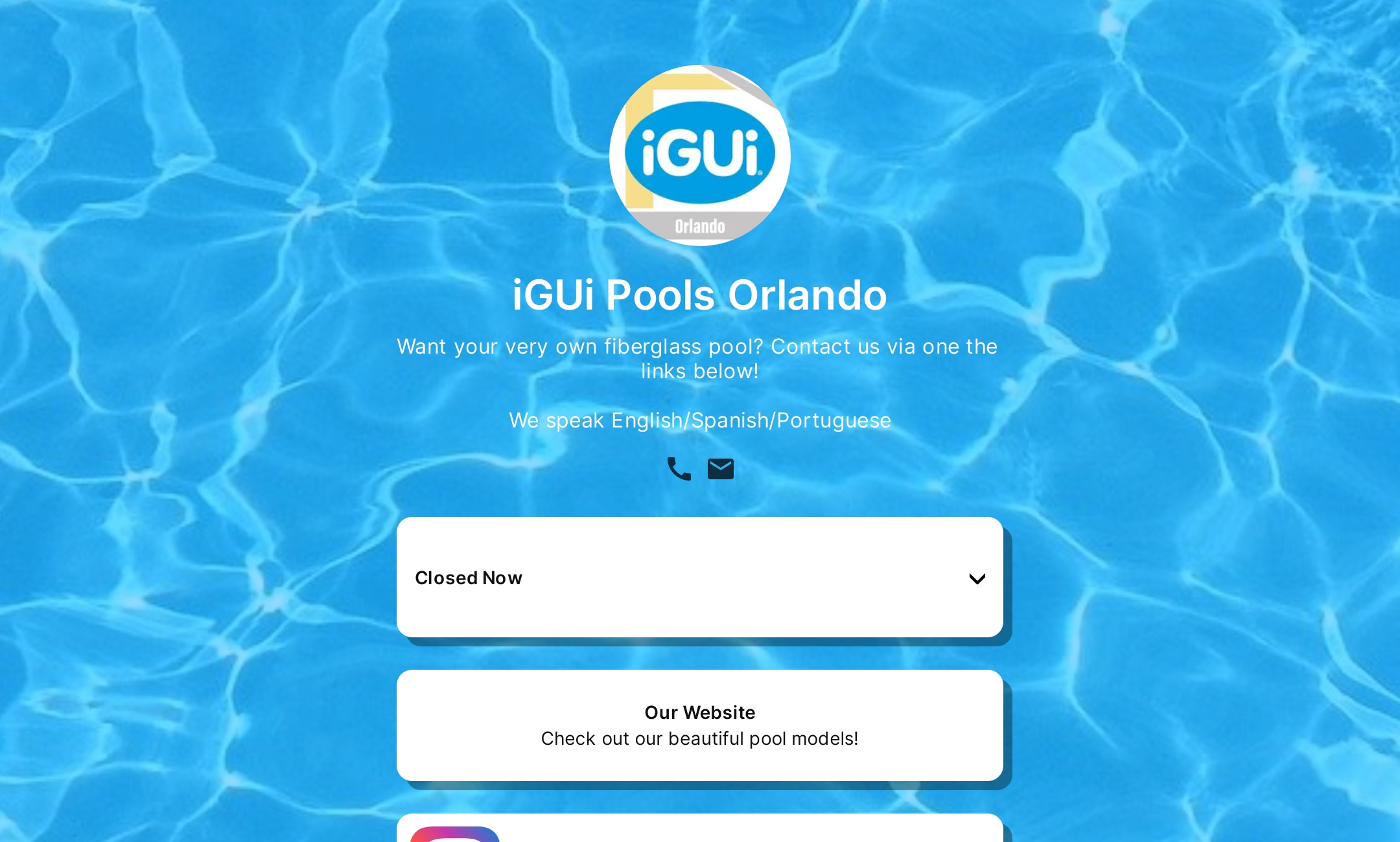 iGUi Pools Orlando's Flowpage