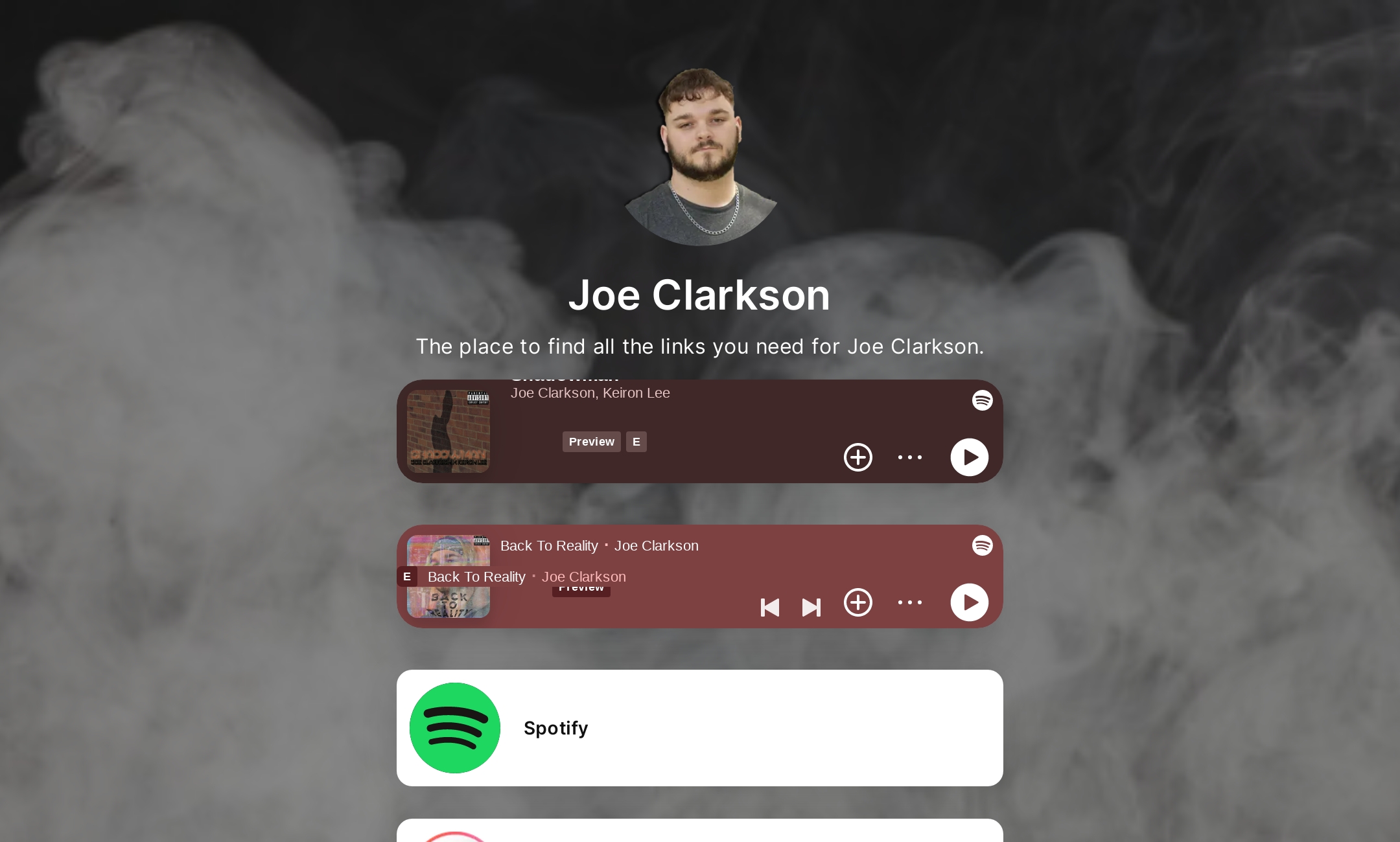 Joe Clarkson's Flowpage