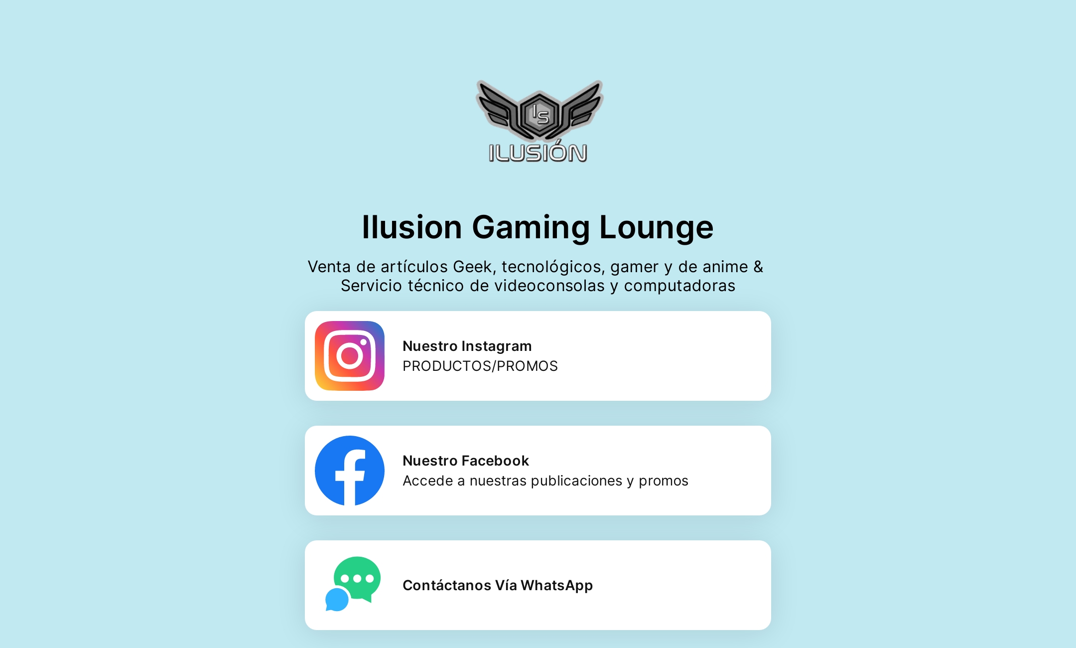 Ilusion Gaming Lounge's Flowpage