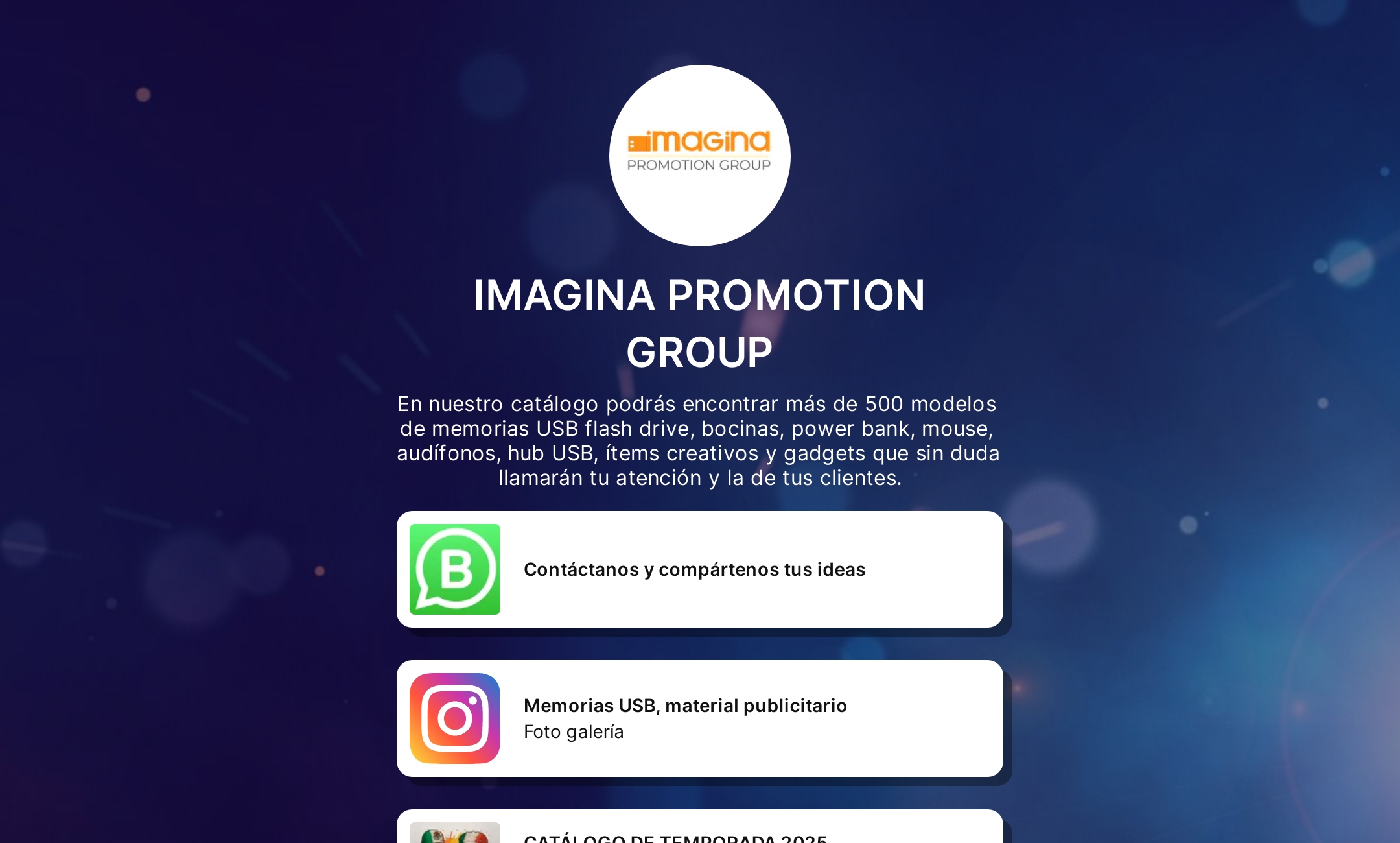 IMAGINA PROMOTION GROUP's Flowpage