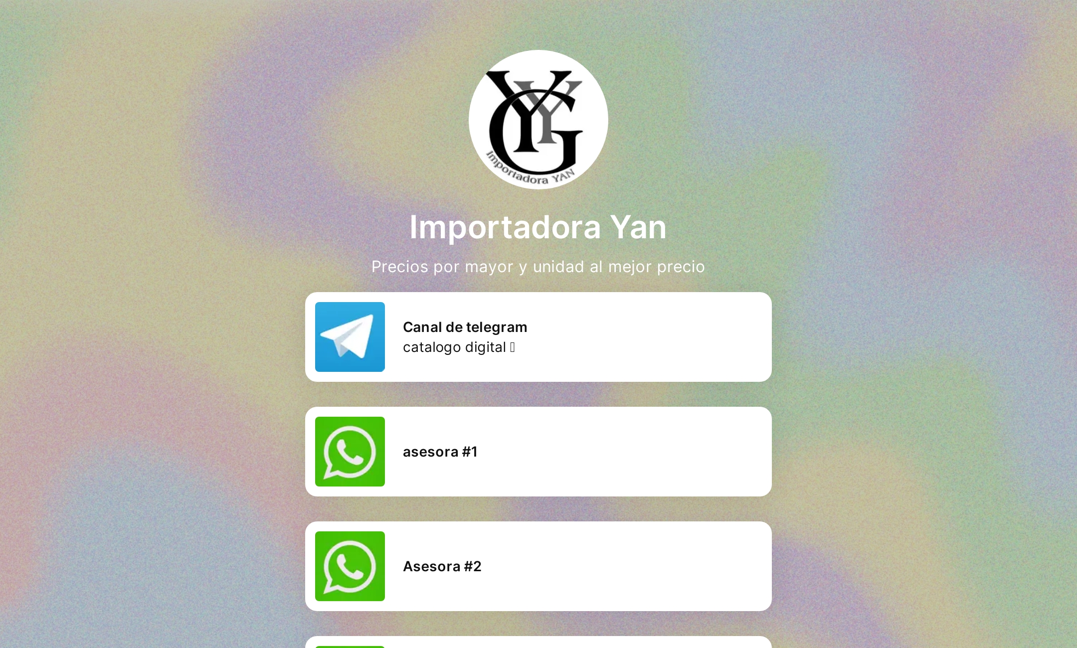 Importadora Yan's Flowpage
