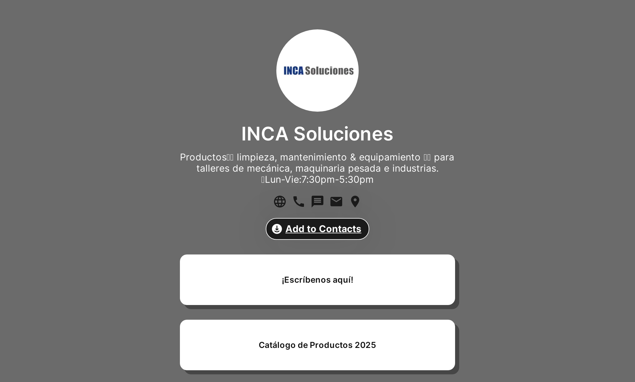 INCA Soluciones' Flowpage