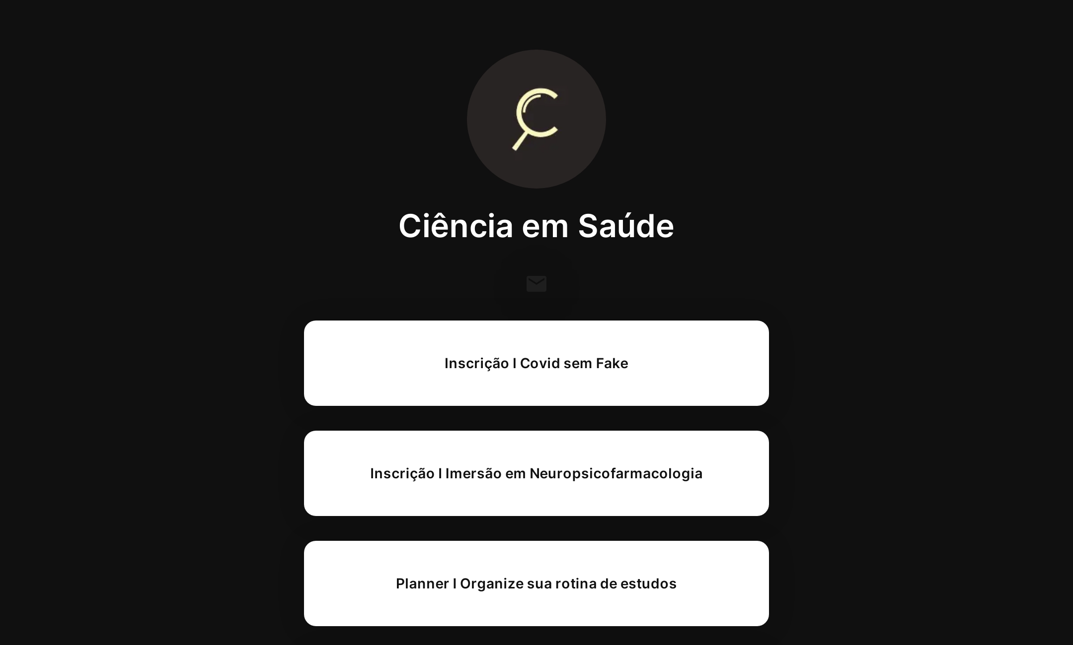 Ciência em Saúde's Flowpage