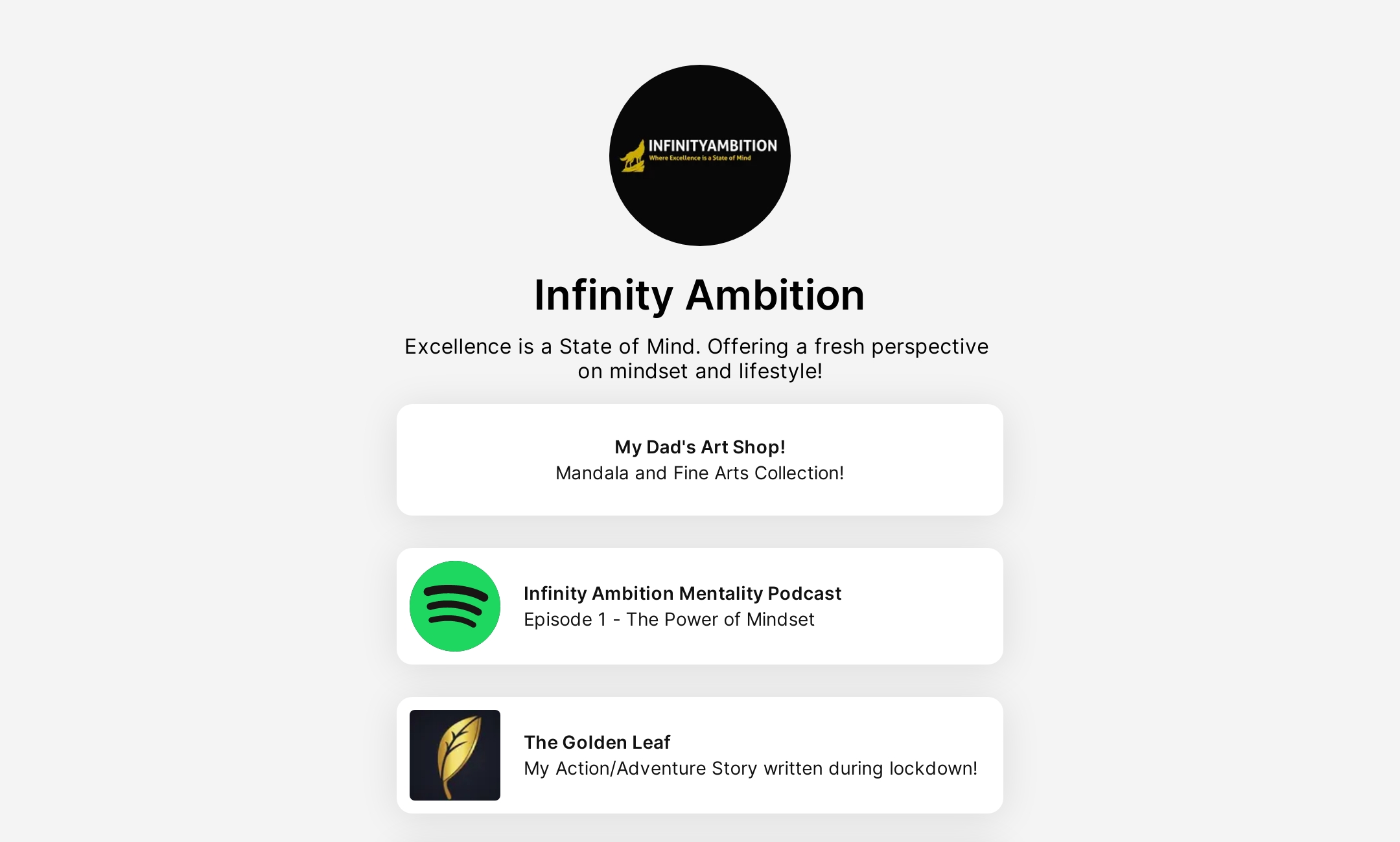 Infinity Ambition's Flowpage