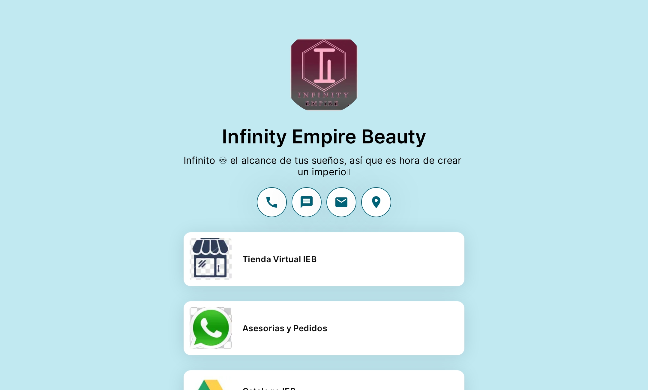 Infinity Empire Beauty's Flowpage