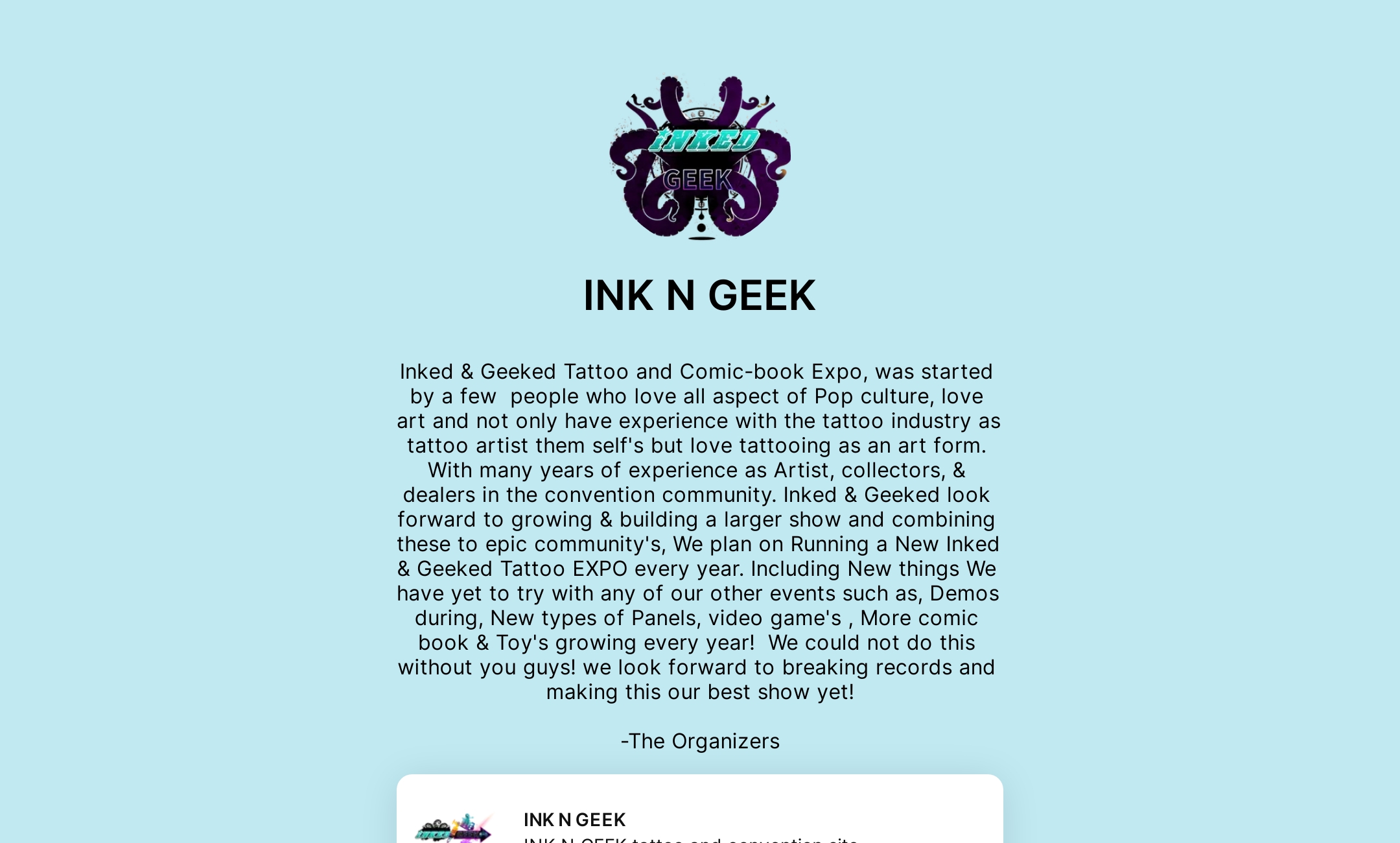 INK N GEEK's Flowpage