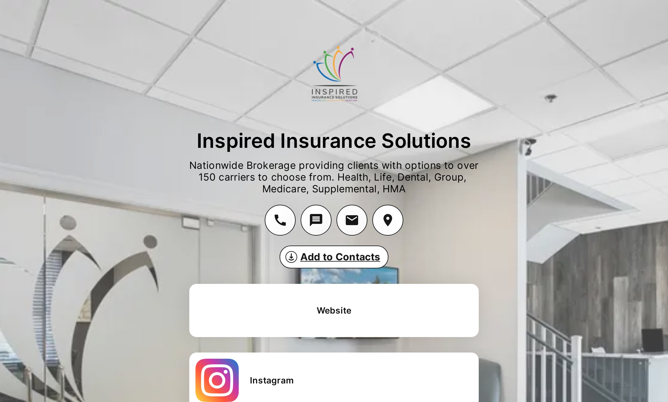 Inspired Insurance Solutions' Flowpage