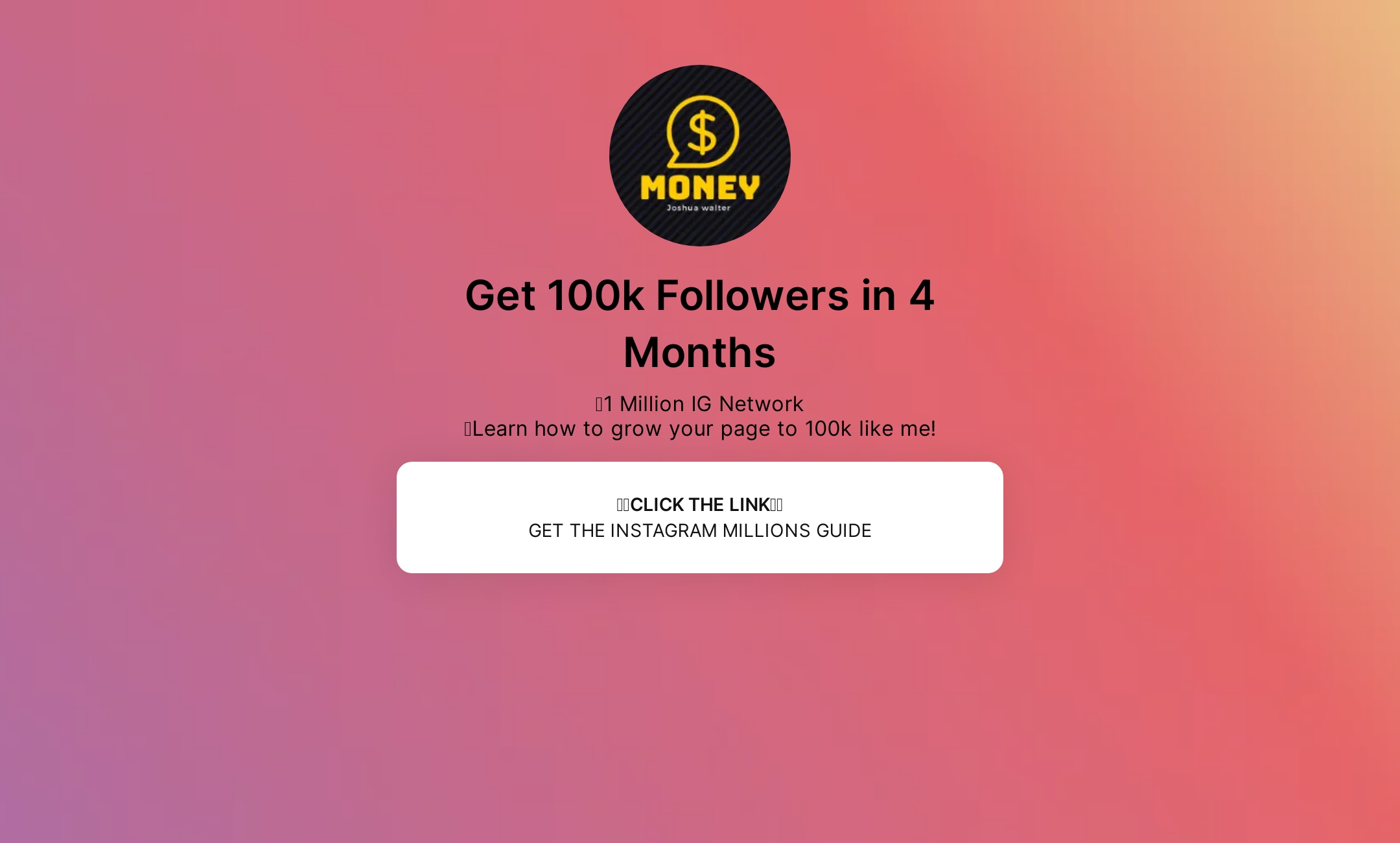 Get 100k Followers in 4 Months 's Flowpage